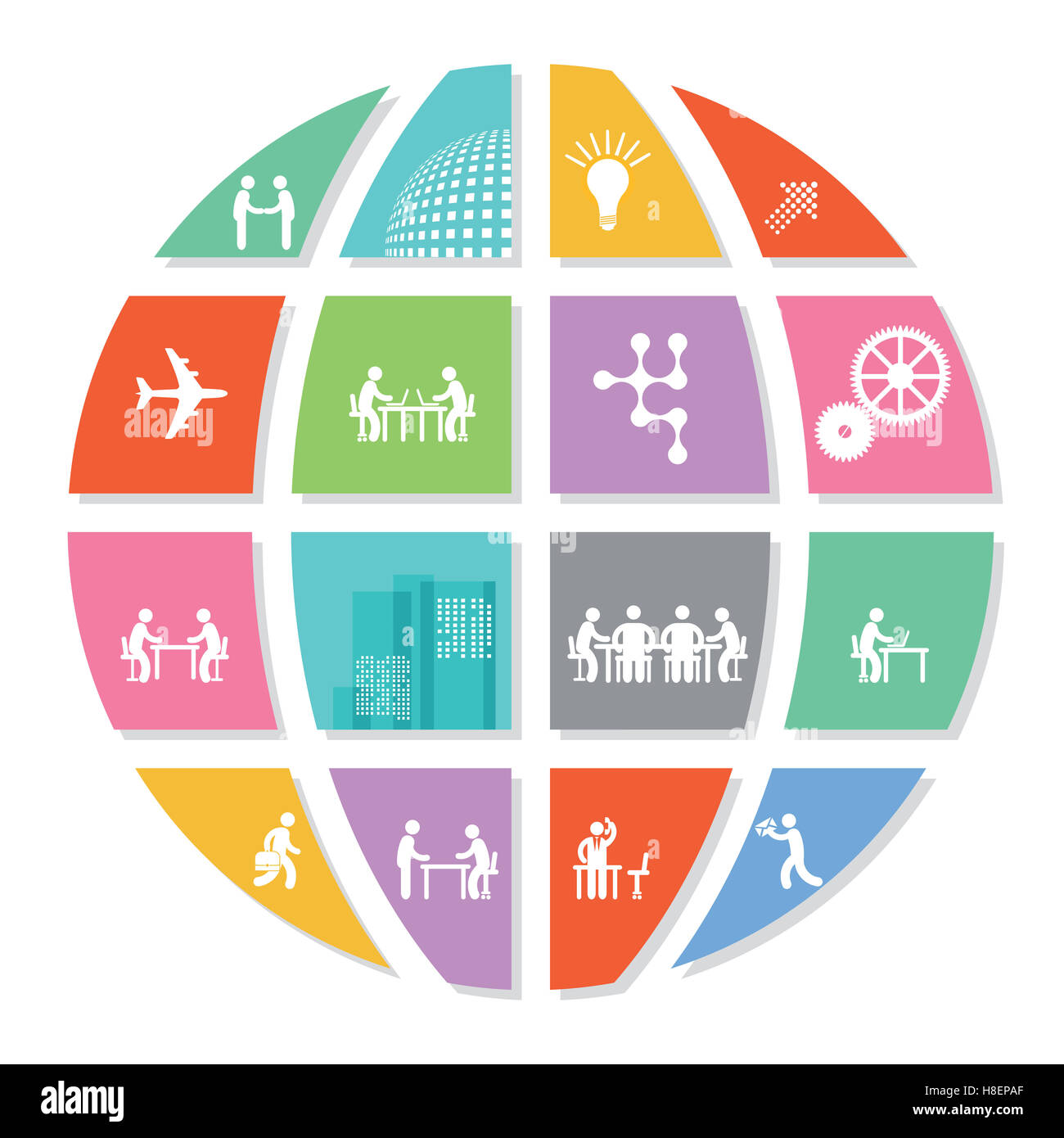 Business teamwork corporate work Cut Out Stock Images & Pictures - Alamy