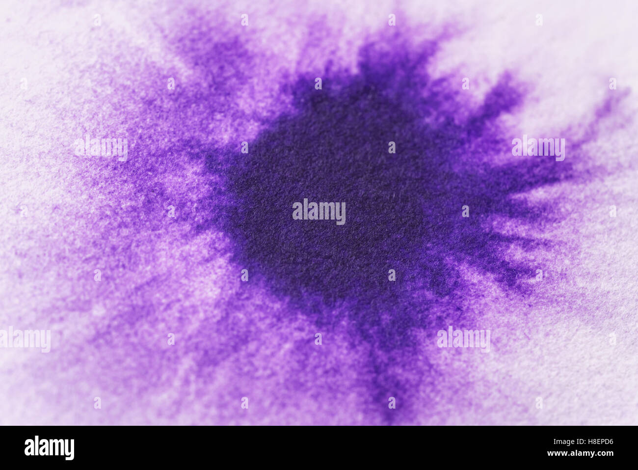 watercolor ink spot on paper background Stock Photo - Alamy