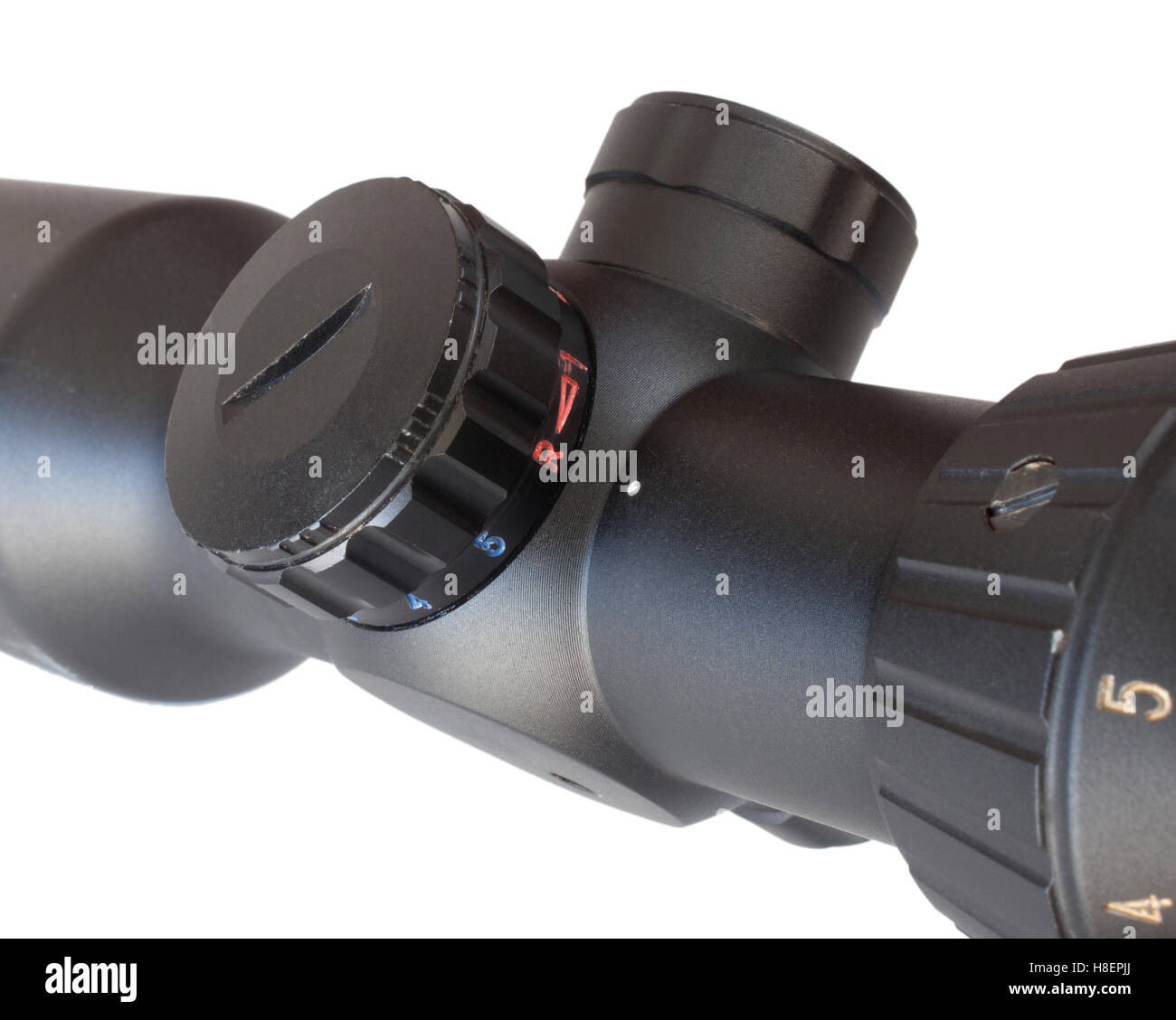 Knob that is used to adjust the lighted reticle in a rifle scope Stock ...