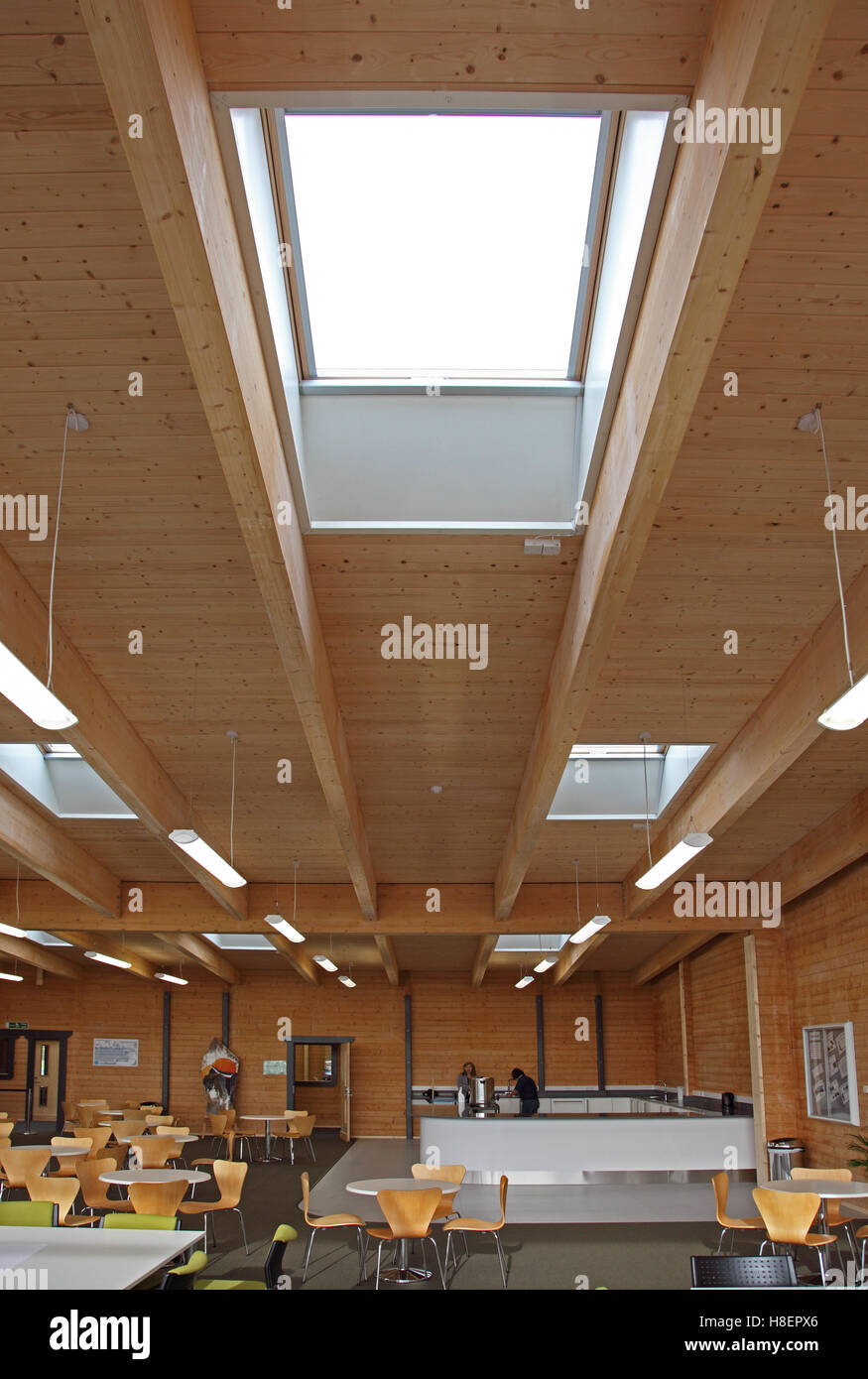 Large, open-plan teaching and activity space a new UK school building ...