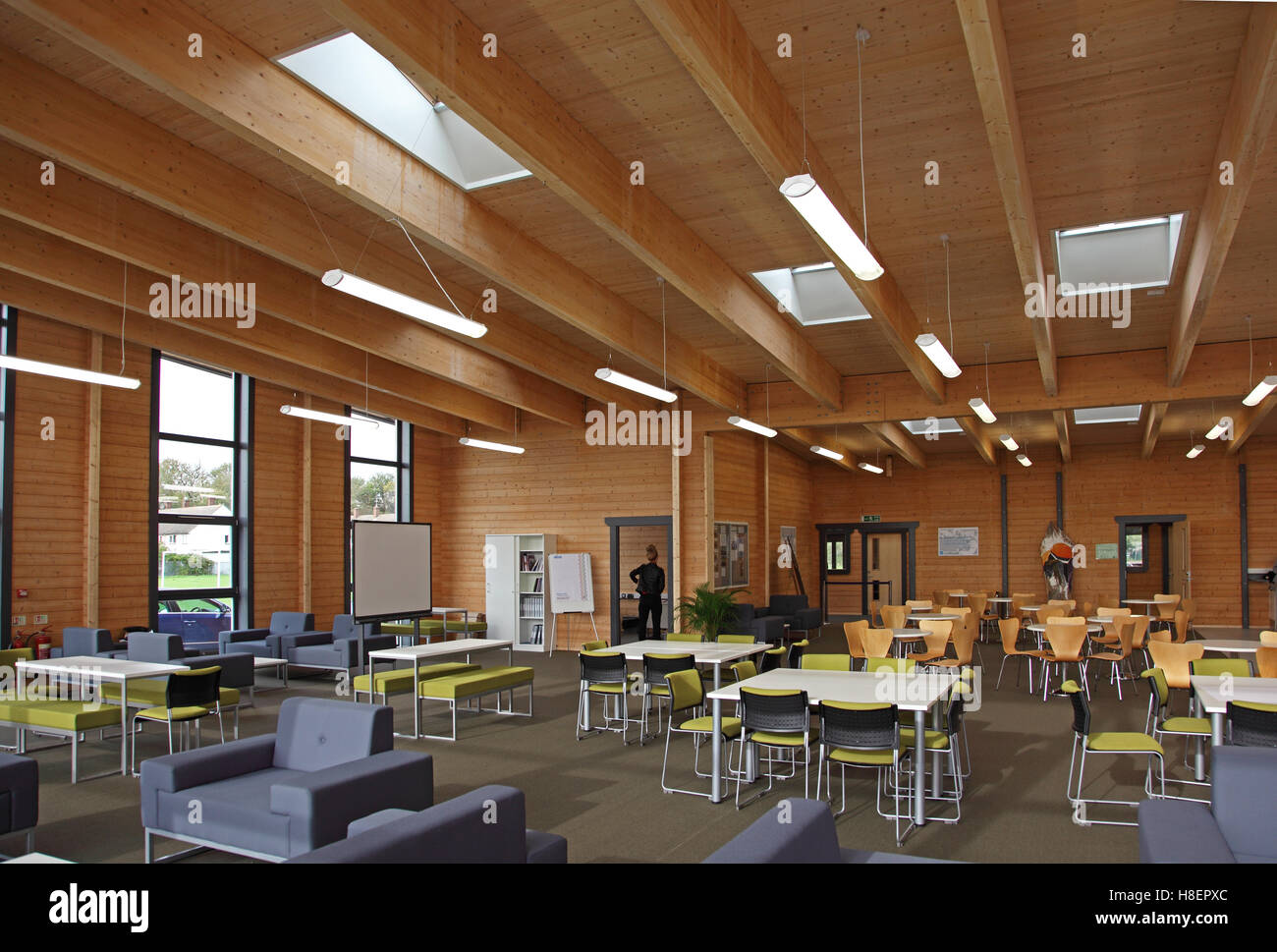 Large, open-plan teaching and activity space a new UK school building ...