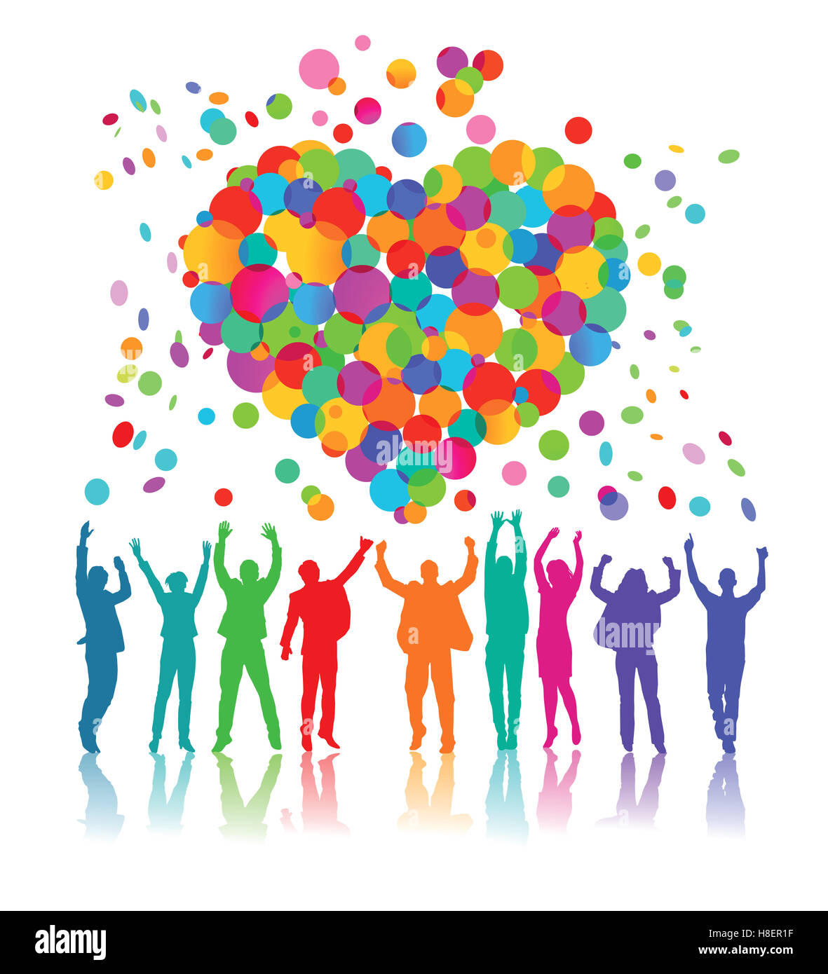 Cooperation congratulation Cut Out Stock Images & Pictures - Alamy
