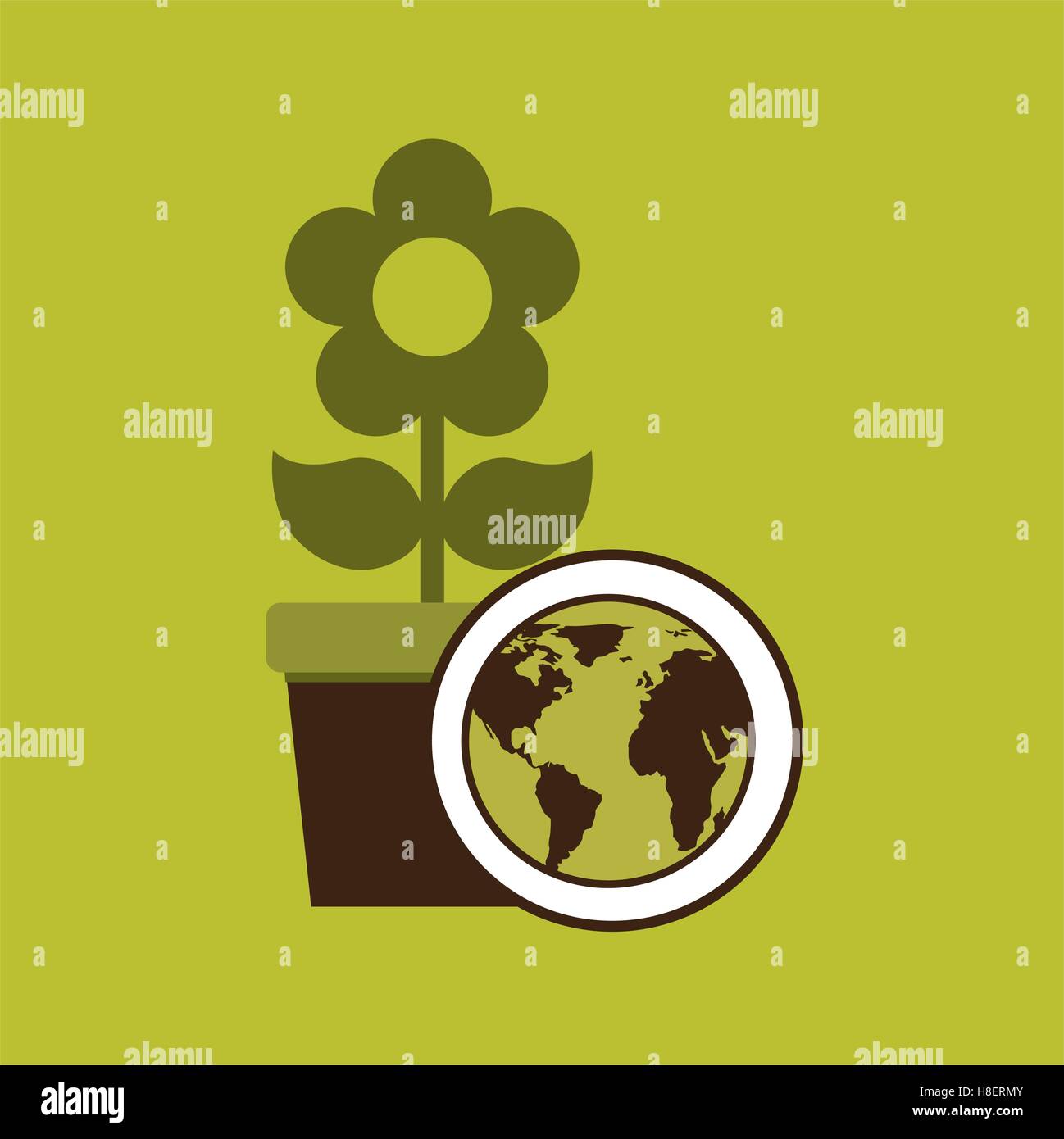 Town flora Stock Vector Images - Alamy