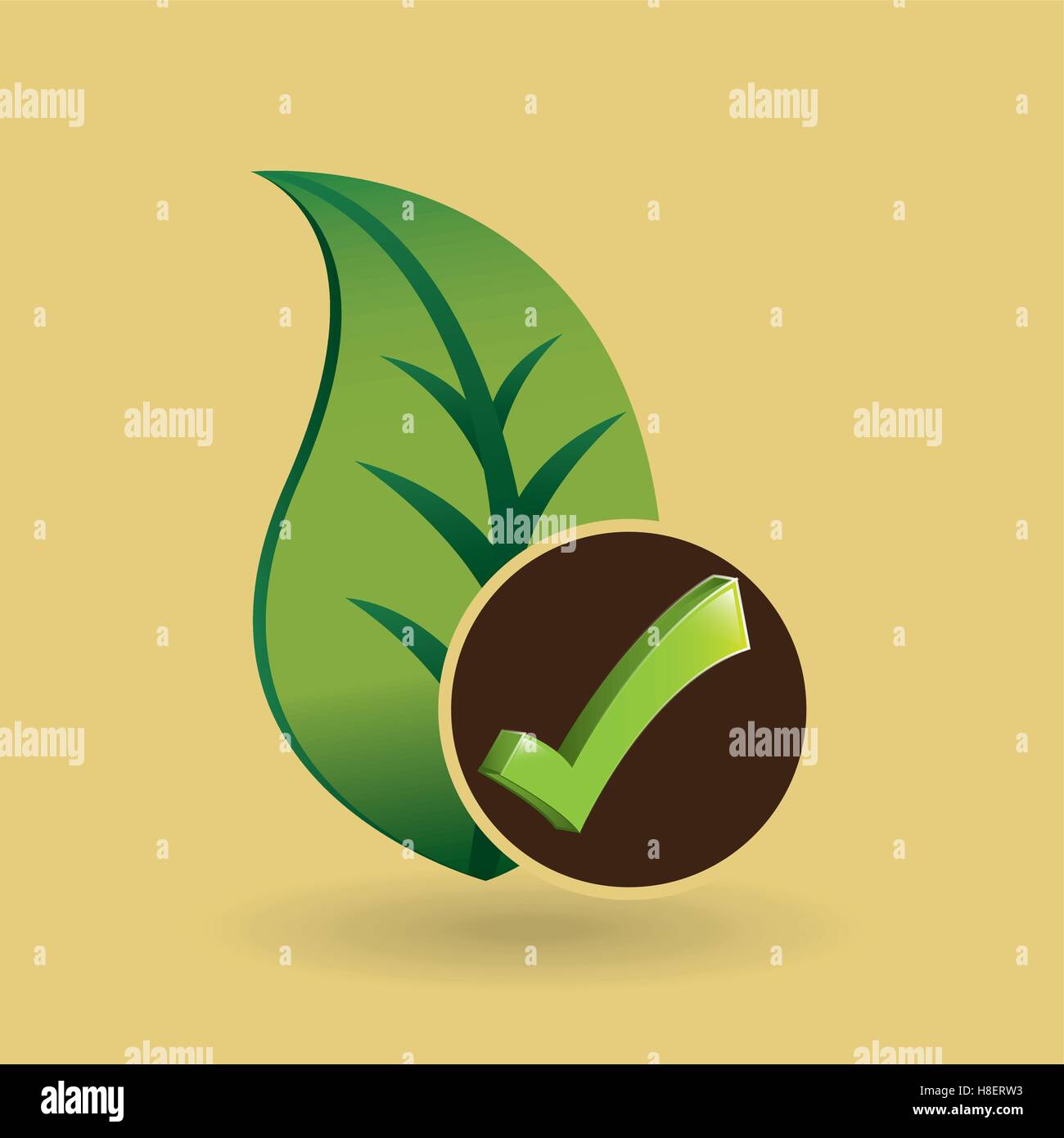 concept ecological icon nature plant vector illustration eps 10 Stock ...