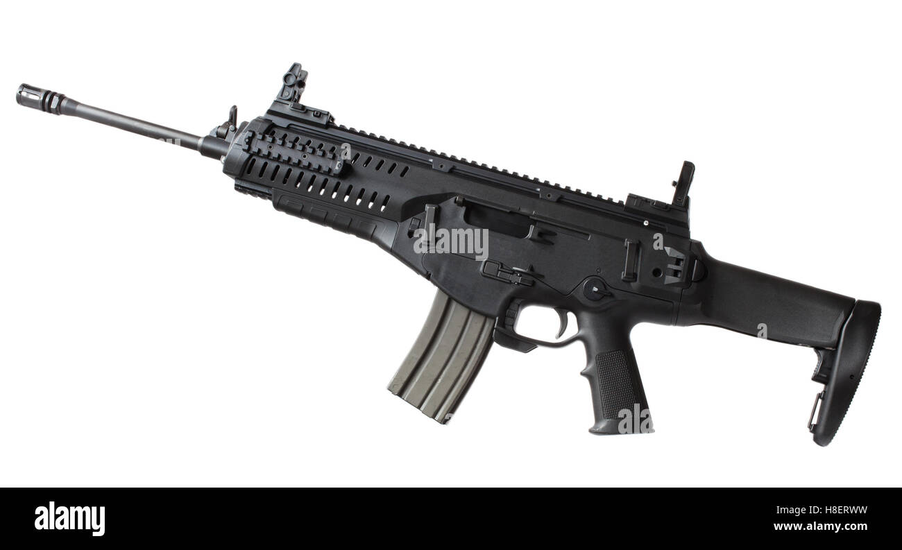 Black rifle hi-res stock photography and images - Alamy