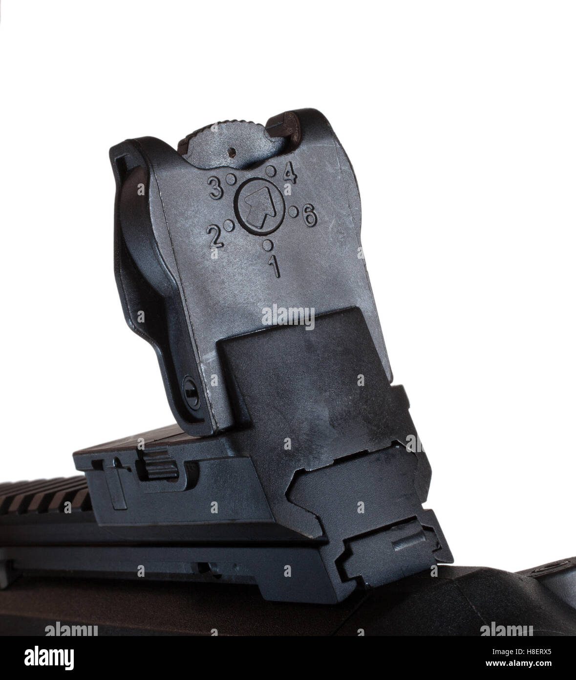 Adjustable rear sights on rifle hi-res stock photography and images - Alamy