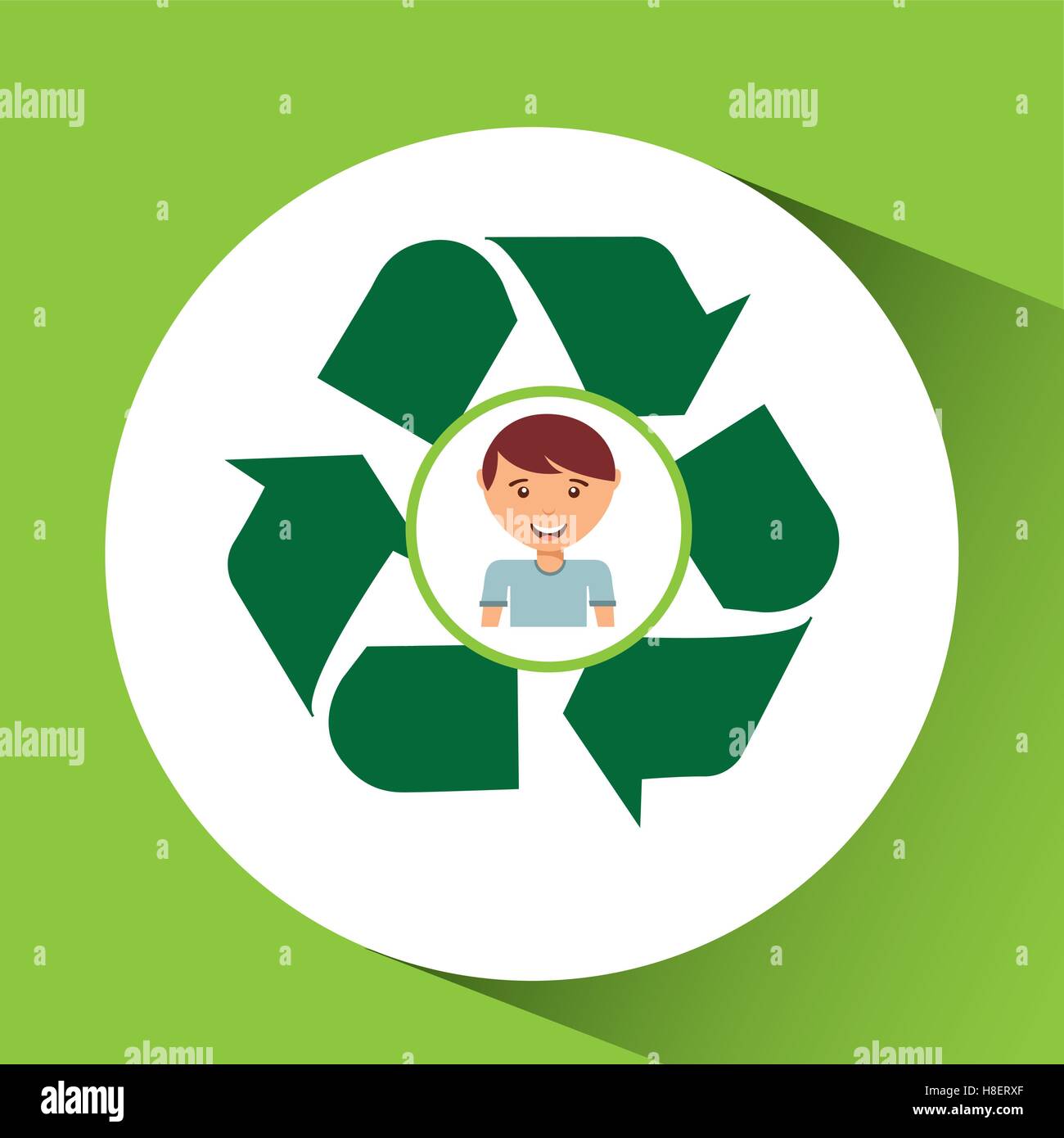 Funny dustbin Stock Vector Images - Alamy
