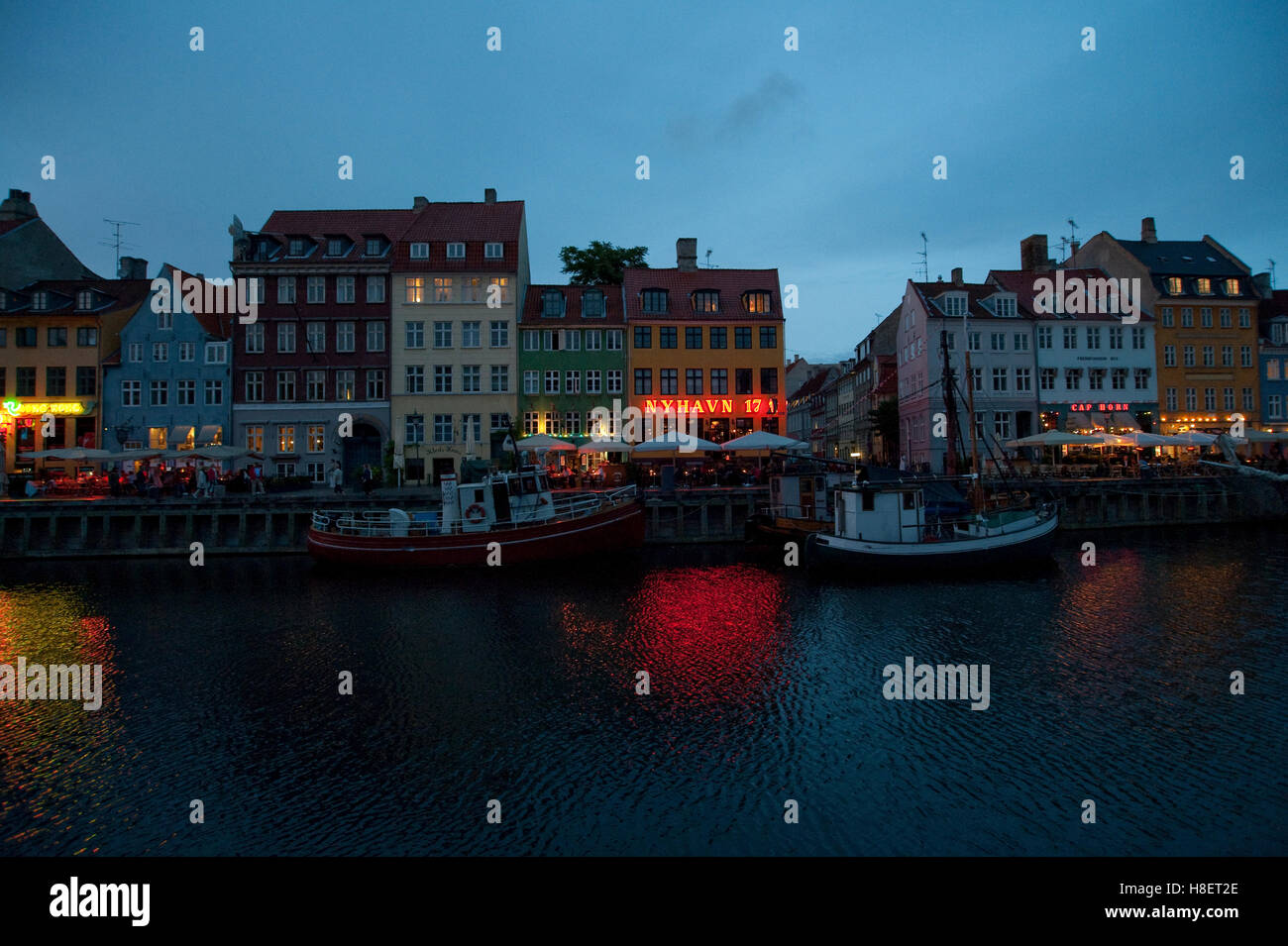 Denmark houses night hi-res stock photography and images - Alamy