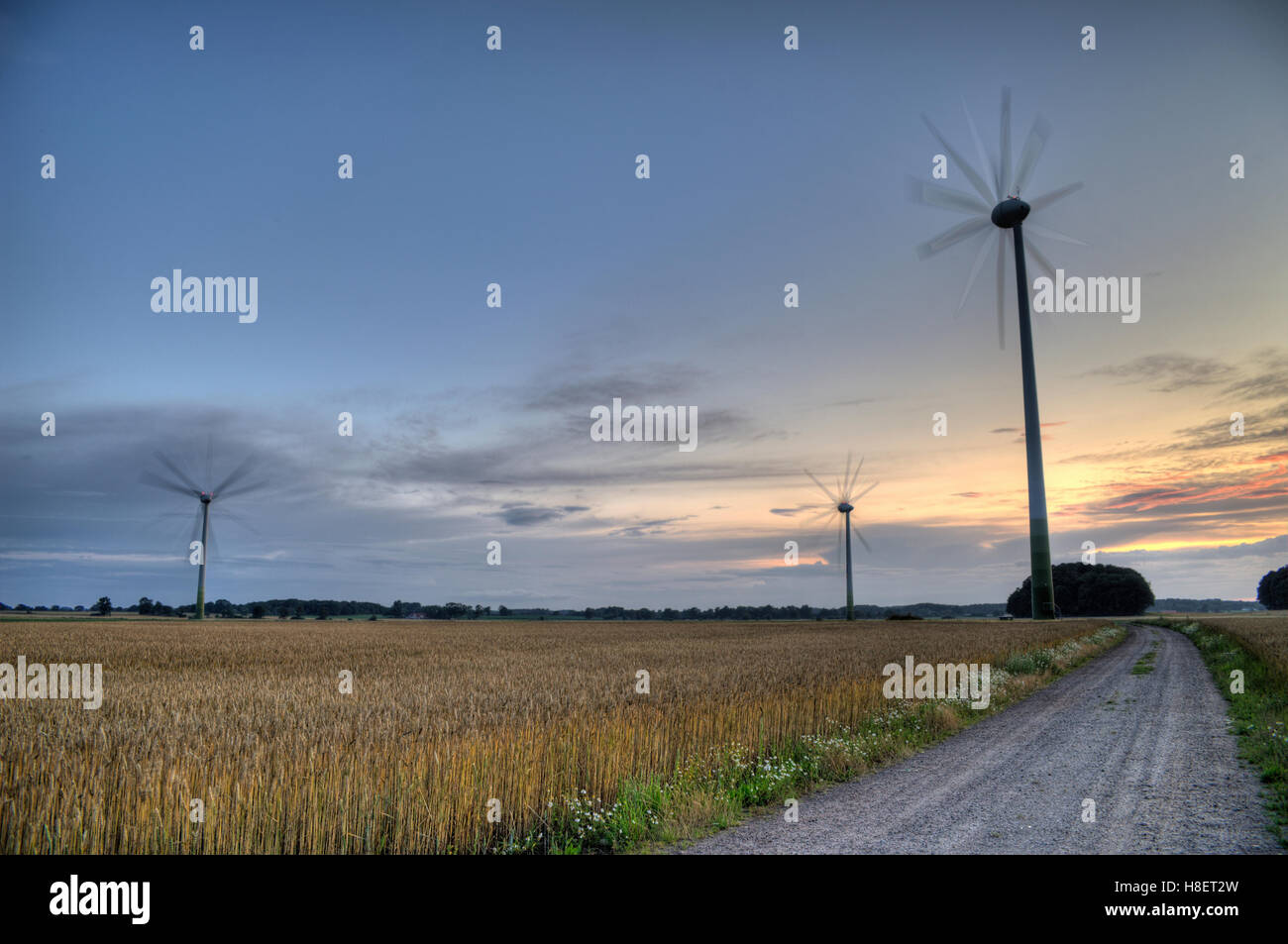 Wind turbines, Sweden, Europe Stock Photo - Alamy