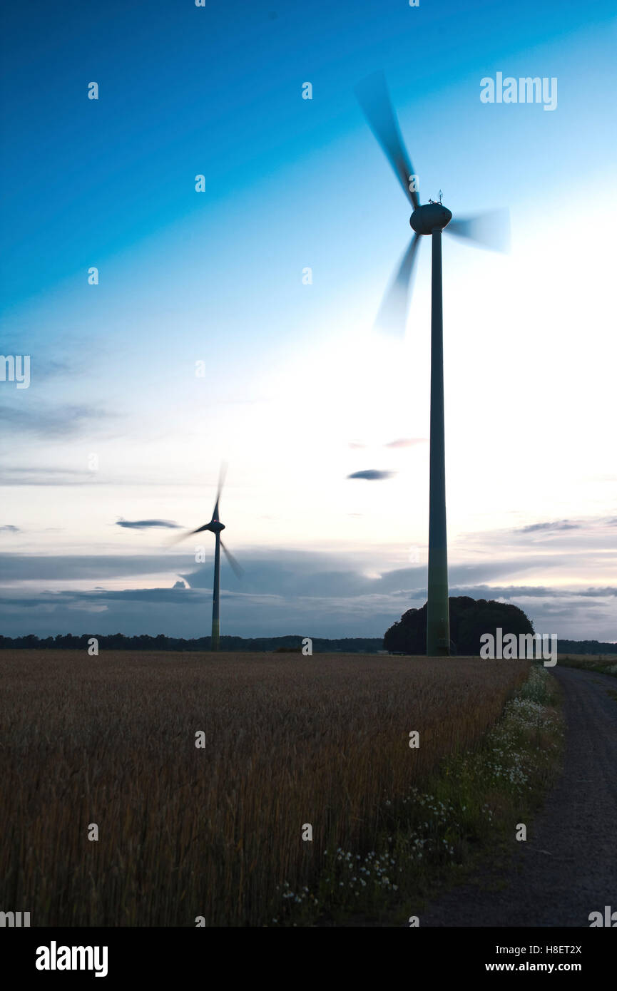 Wind turbines, Sweden, Europe Stock Photo - Alamy