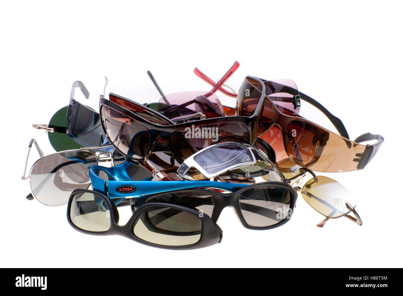 Many different sunglasses Stock Photo - Alamy