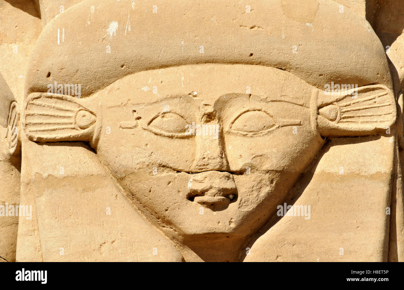 Hathor headed column hi-res stock photography and images - Alamy