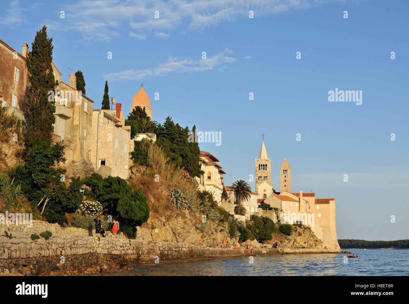 Old town rab coastline hi-res stock photography and images - Alamy