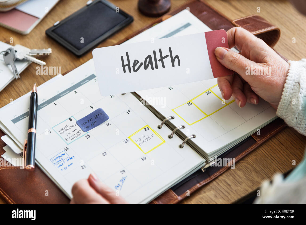 Health Wellbeing Wellness Hygiene Concept Stock Photo - Alamy