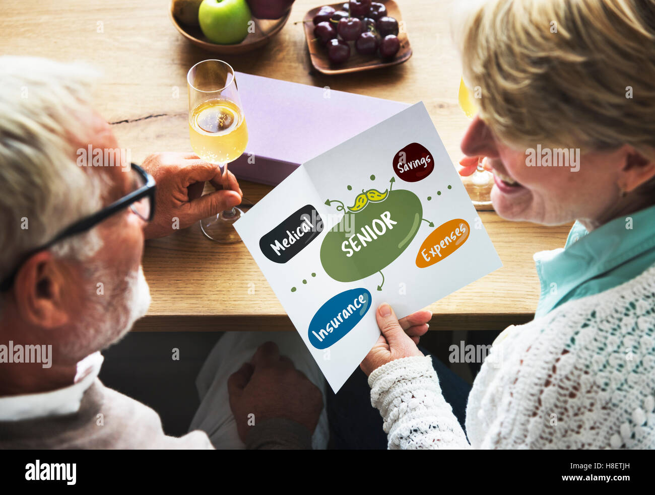 Senior Investment Pension Retirement Plan Savings Concept Stock Photo ...