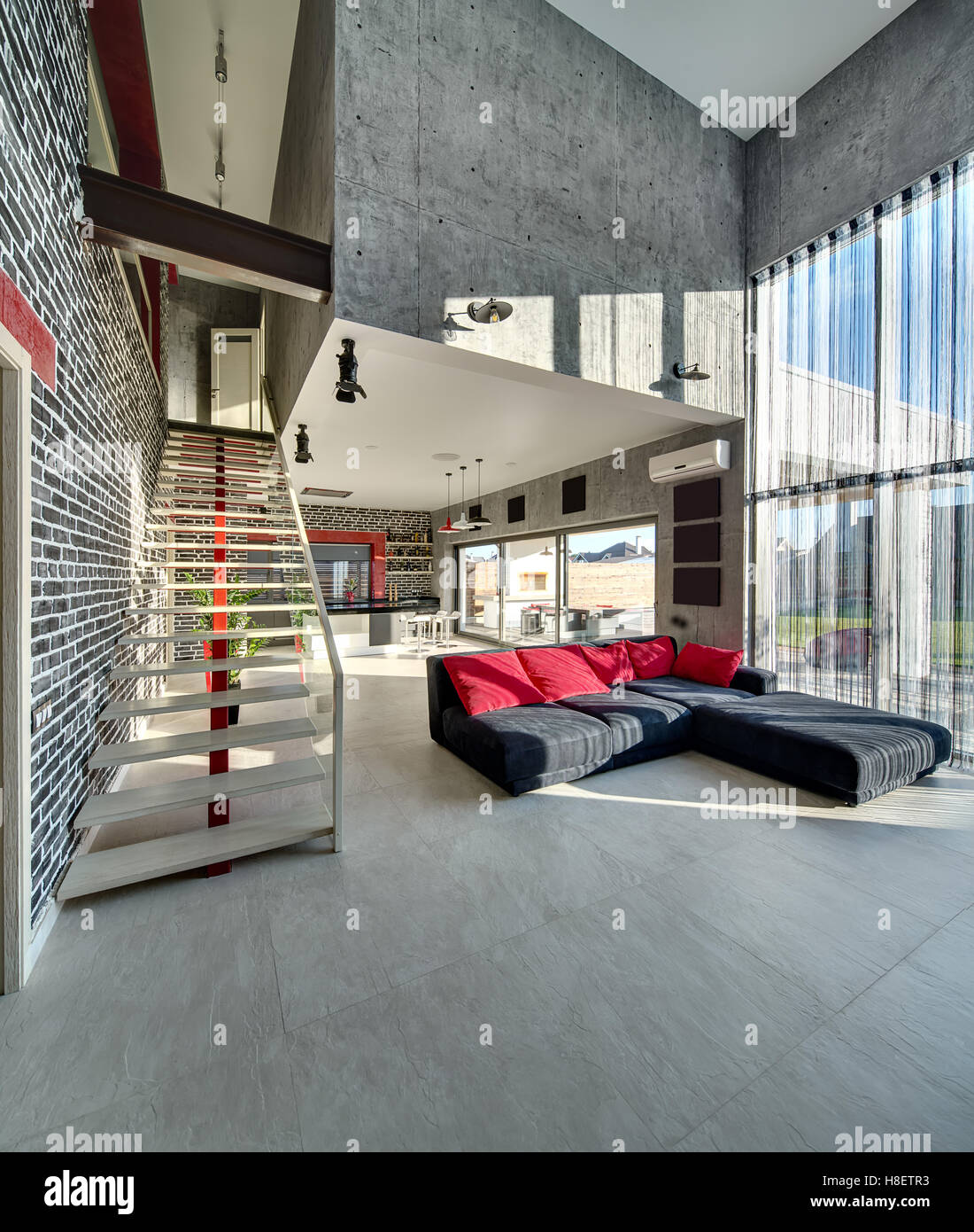 Stylish modern interior Stock Photo - Alamy