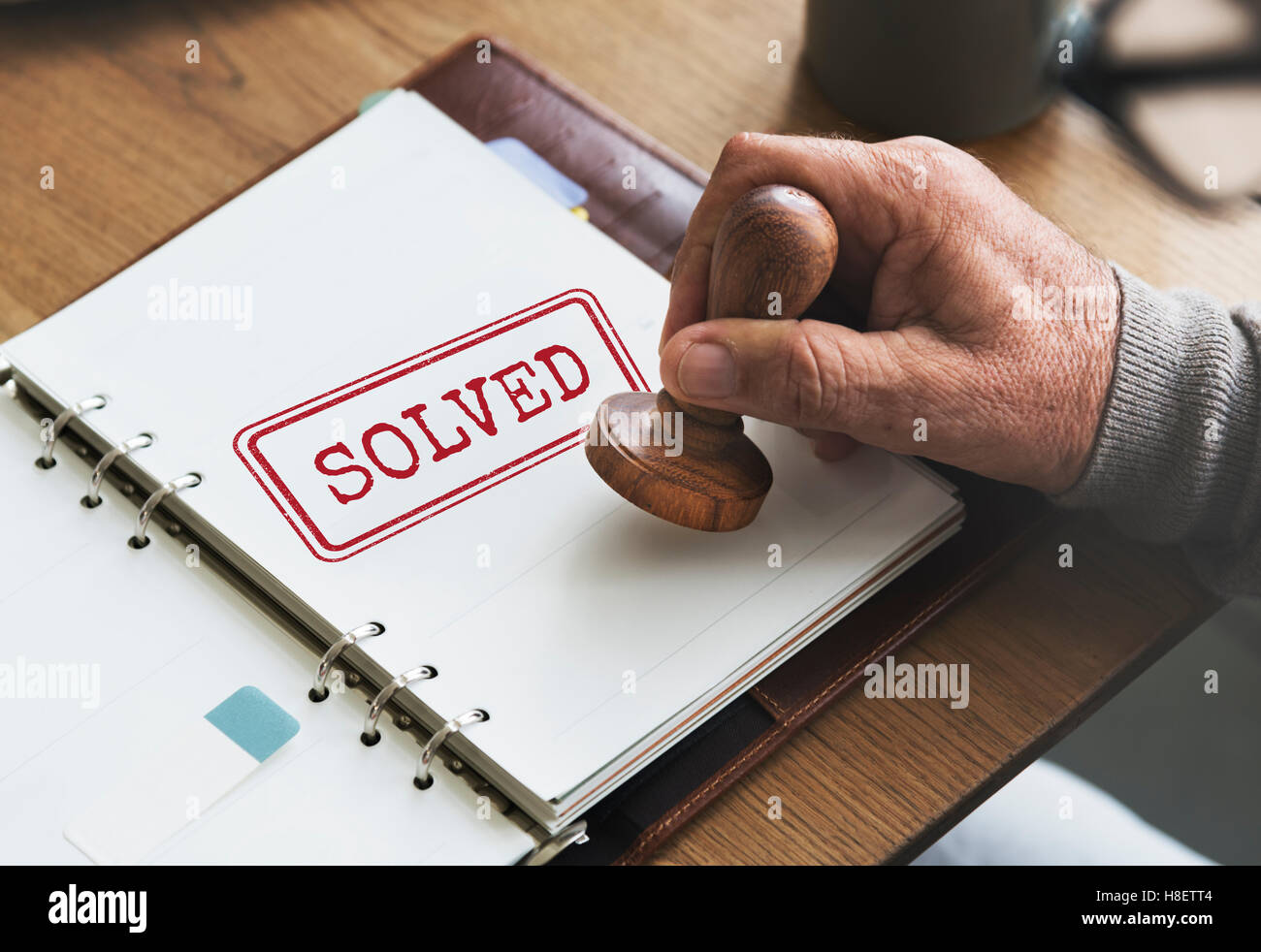 Solved Problems Ideas Creativity Brainstorming Concept Stock Photo - Alamy