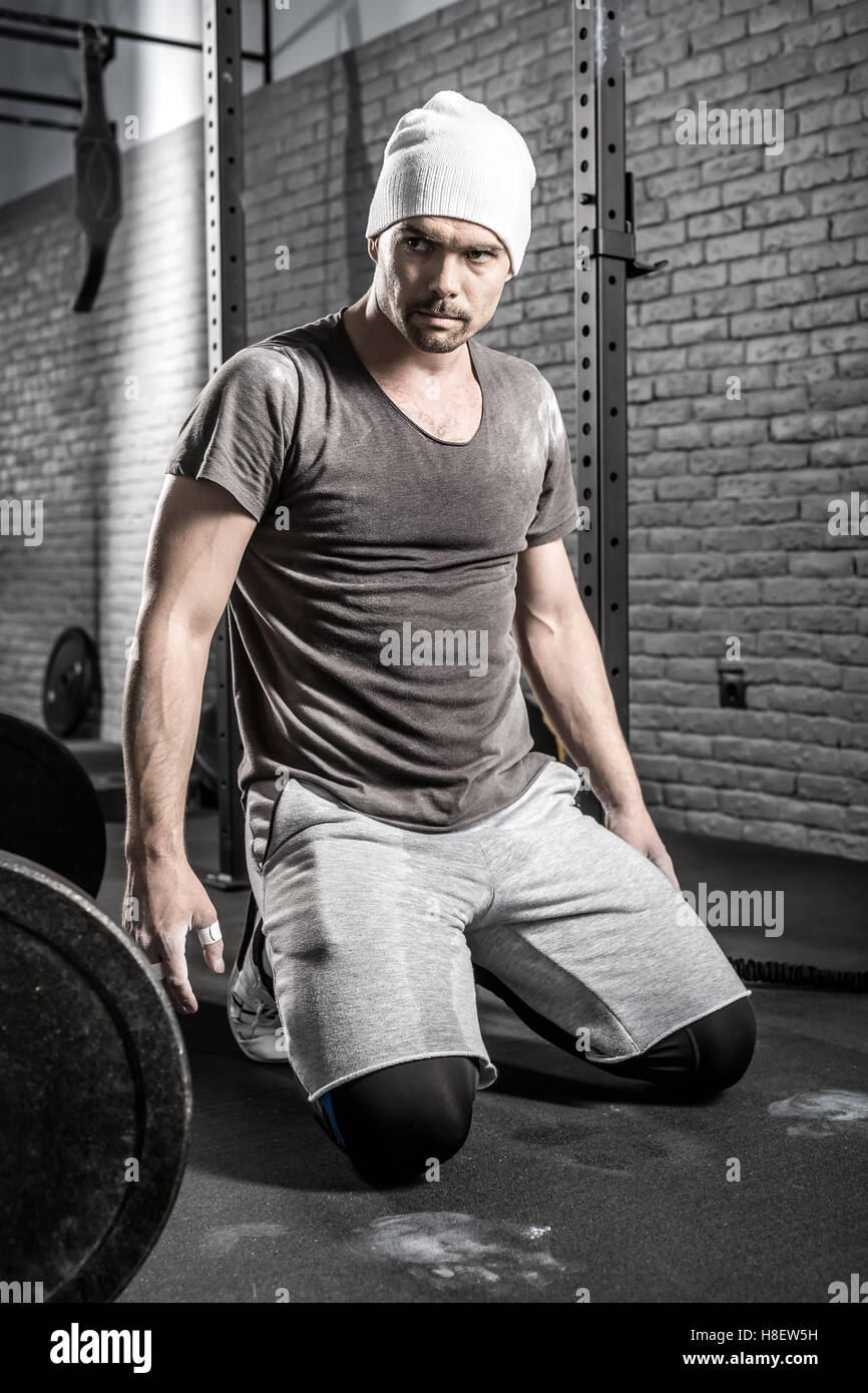 Pause between exercises Stock Photo - Alamy