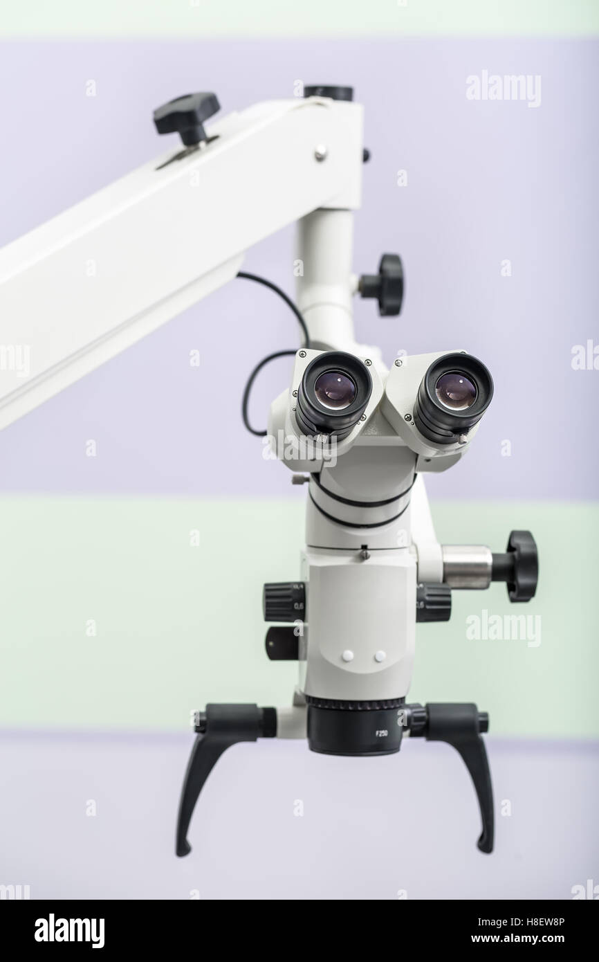 Dental optical microscope Stock Photo - Alamy
