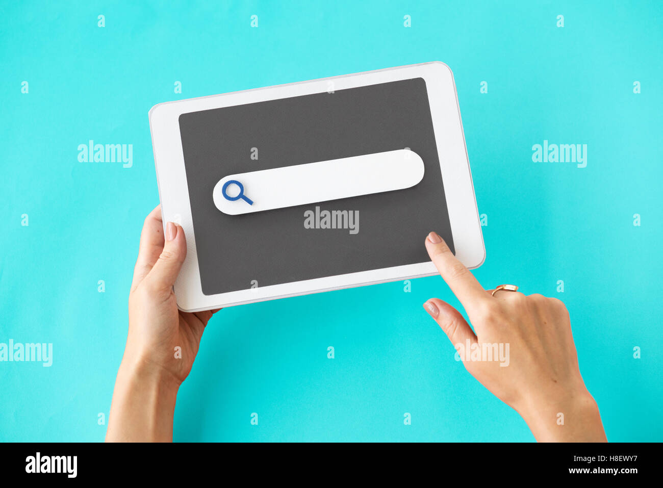 Tablet Digital Device Information Technology Concept Stock Photo - Alamy