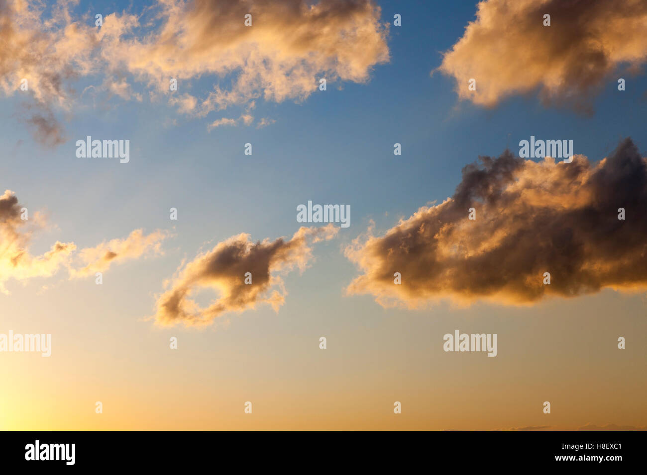 the sky during sunset Stock Photo - Alamy