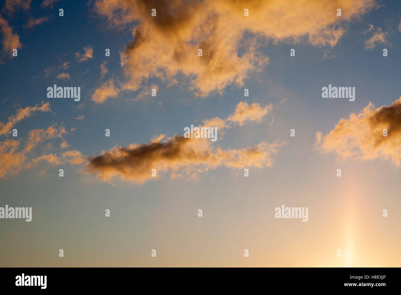 the sky during sunset Stock Photo - Alamy
