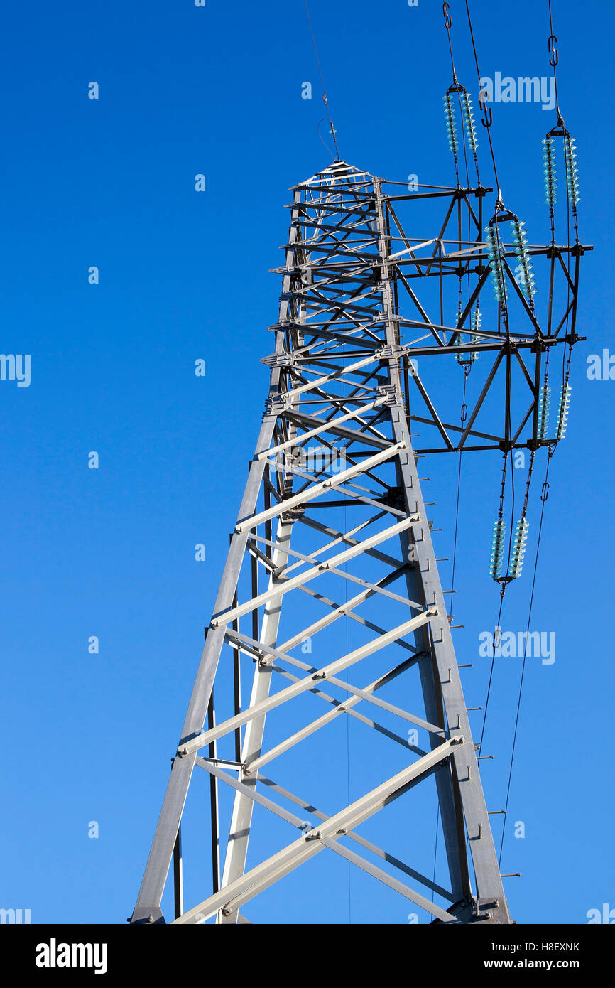 electricity transmission system Stock Photo - Alamy