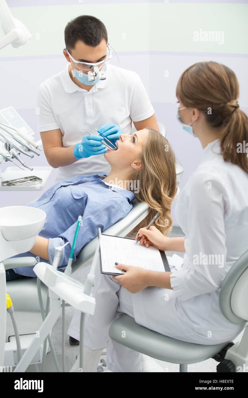 Patient in dentistry Stock Photo - Alamy