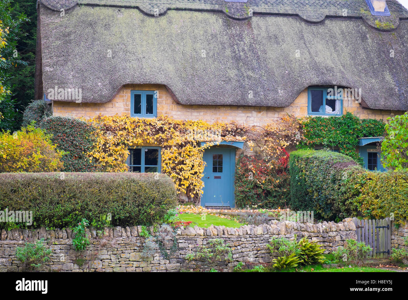 outstanding beauty of the cotswold,england during the autumn Stock ...