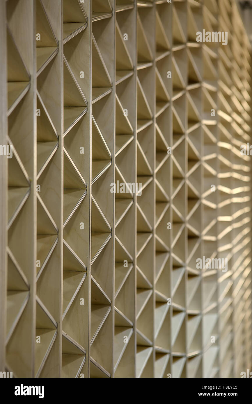 Ornamental light wooden partition Stock Photo - Alamy