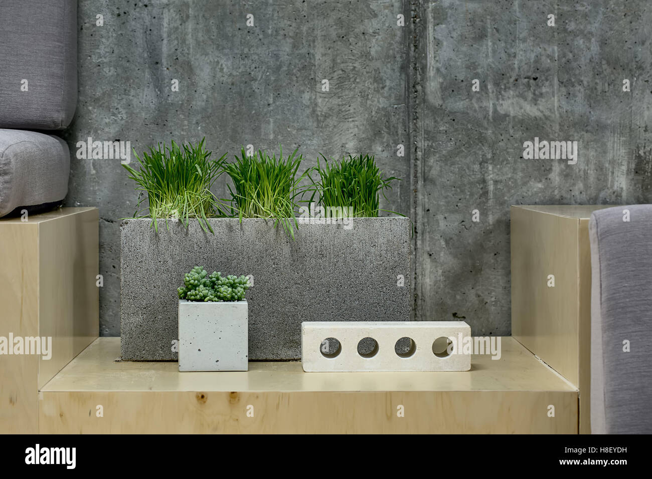 Decoration with concrete Stock Photo - Alamy