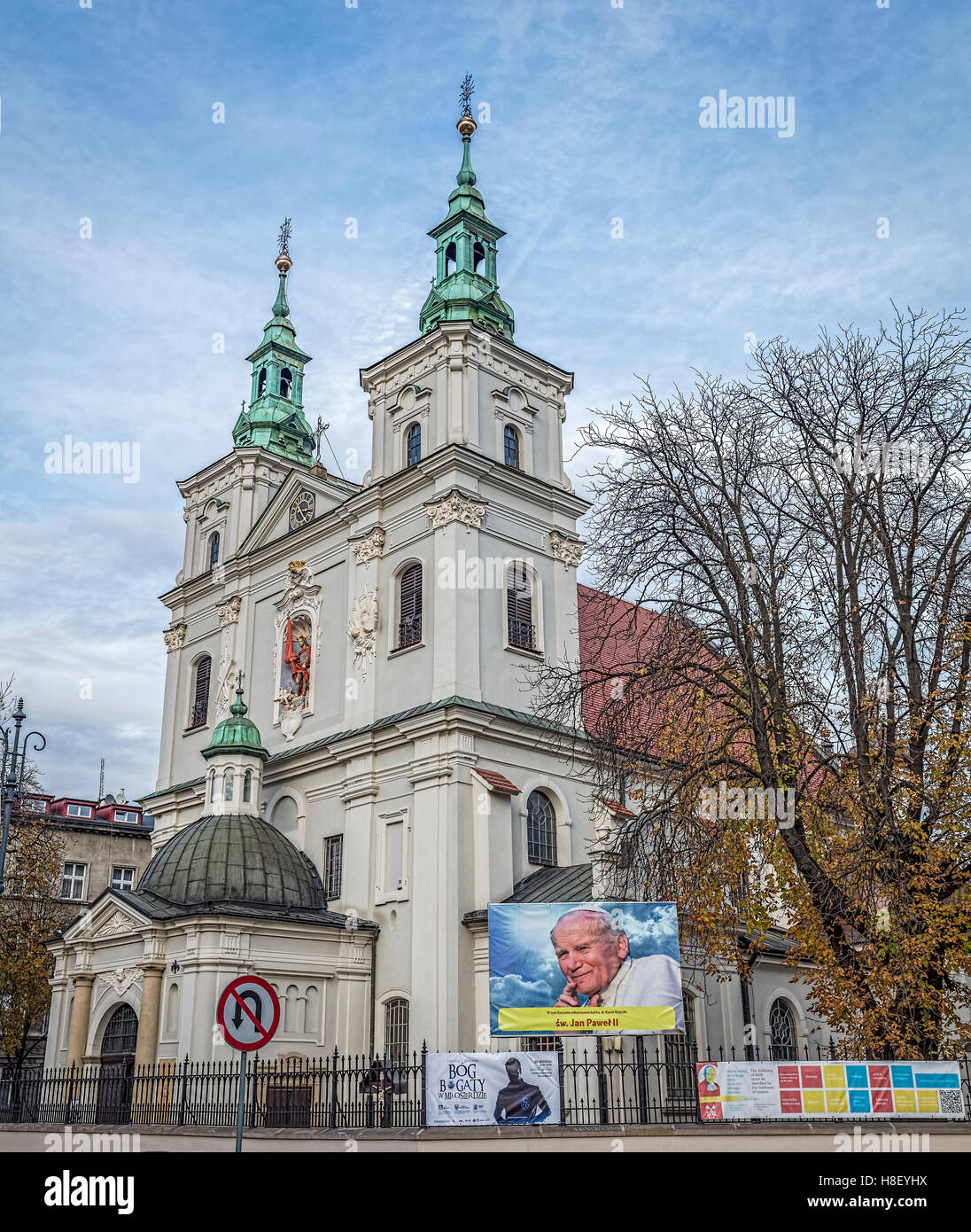 Church of St Florian in Krakow Poland Stock Photo - Alamy