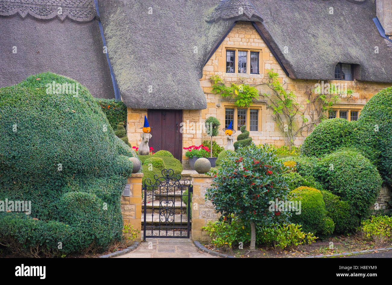 outstanding beauty of the cotswold,england during the autumn Stock ...