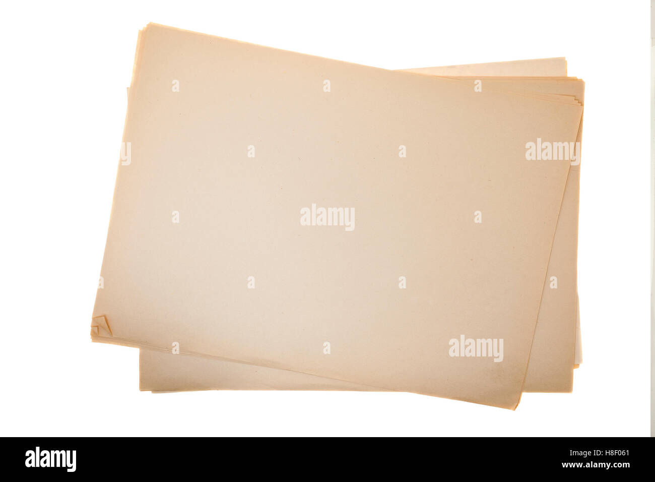 old yellowed paper Stock Photo - Alamy