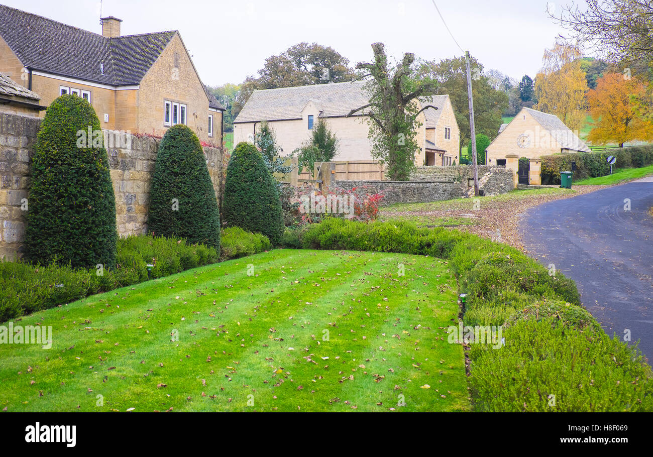 outstanding beauty of the cotswold,england during the autumn Stock ...