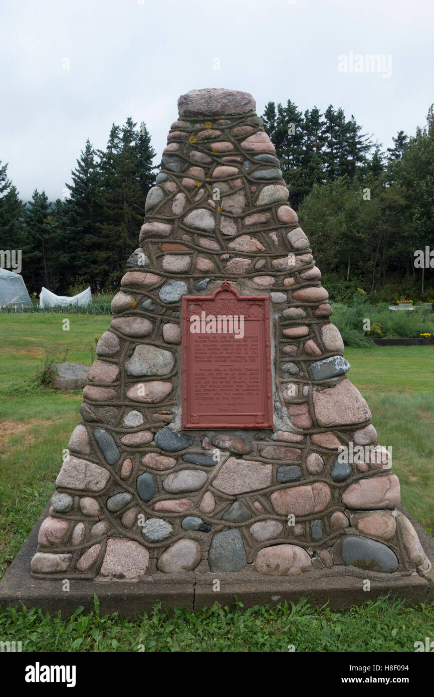 St Anne Englishtown Cape Breton Nova Scotia Stock Photo - Alamy