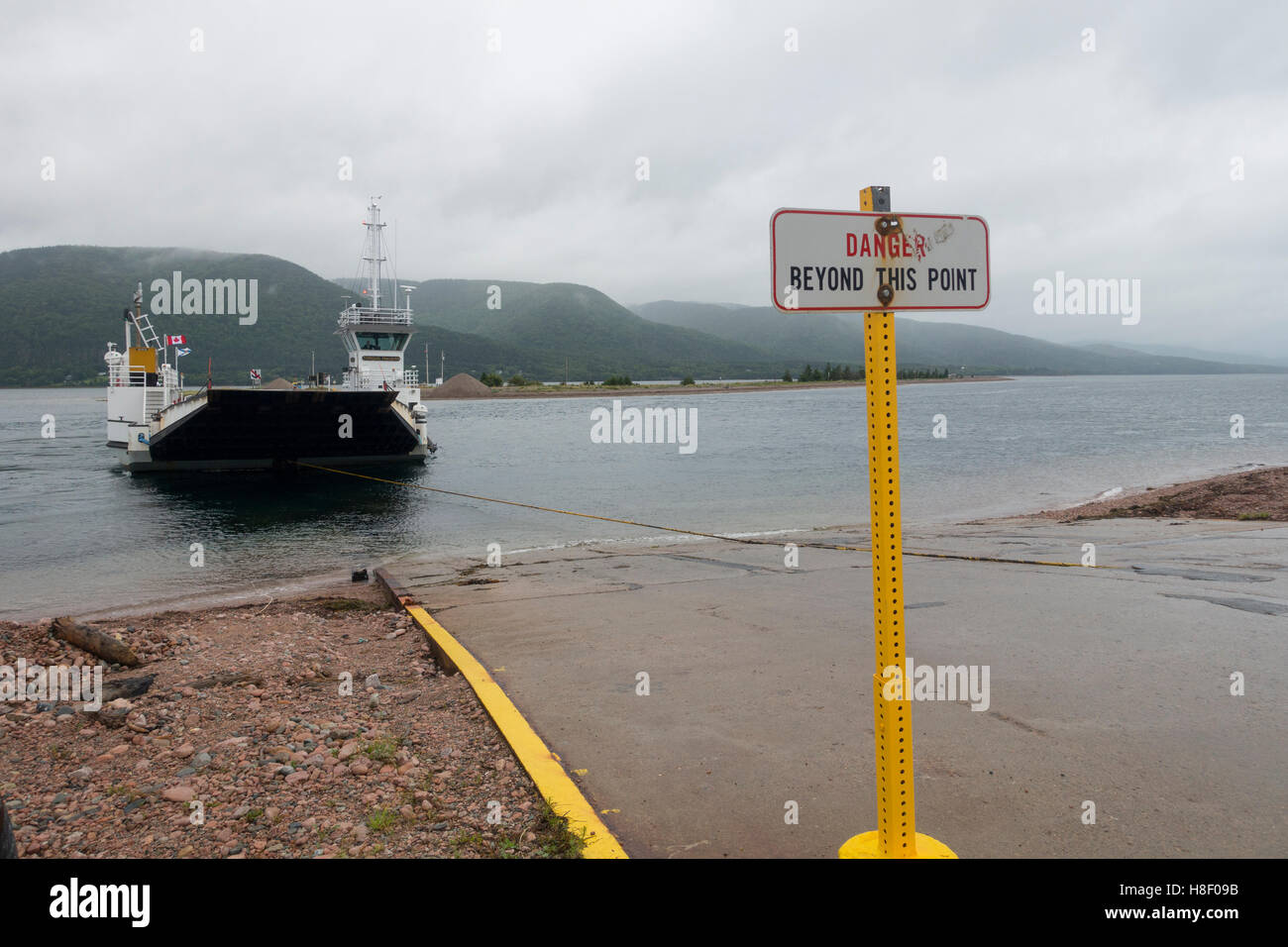 Englishtown ferry in Cape Breton Island Nova Scotia Stock Photo - Alamy