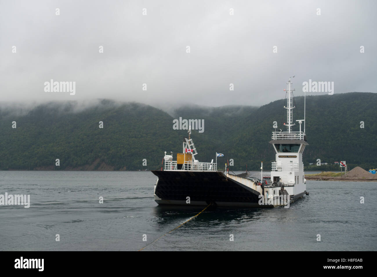 Englishtown ferry in Cape Breton Island Nova Scotia Stock Photo - Alamy