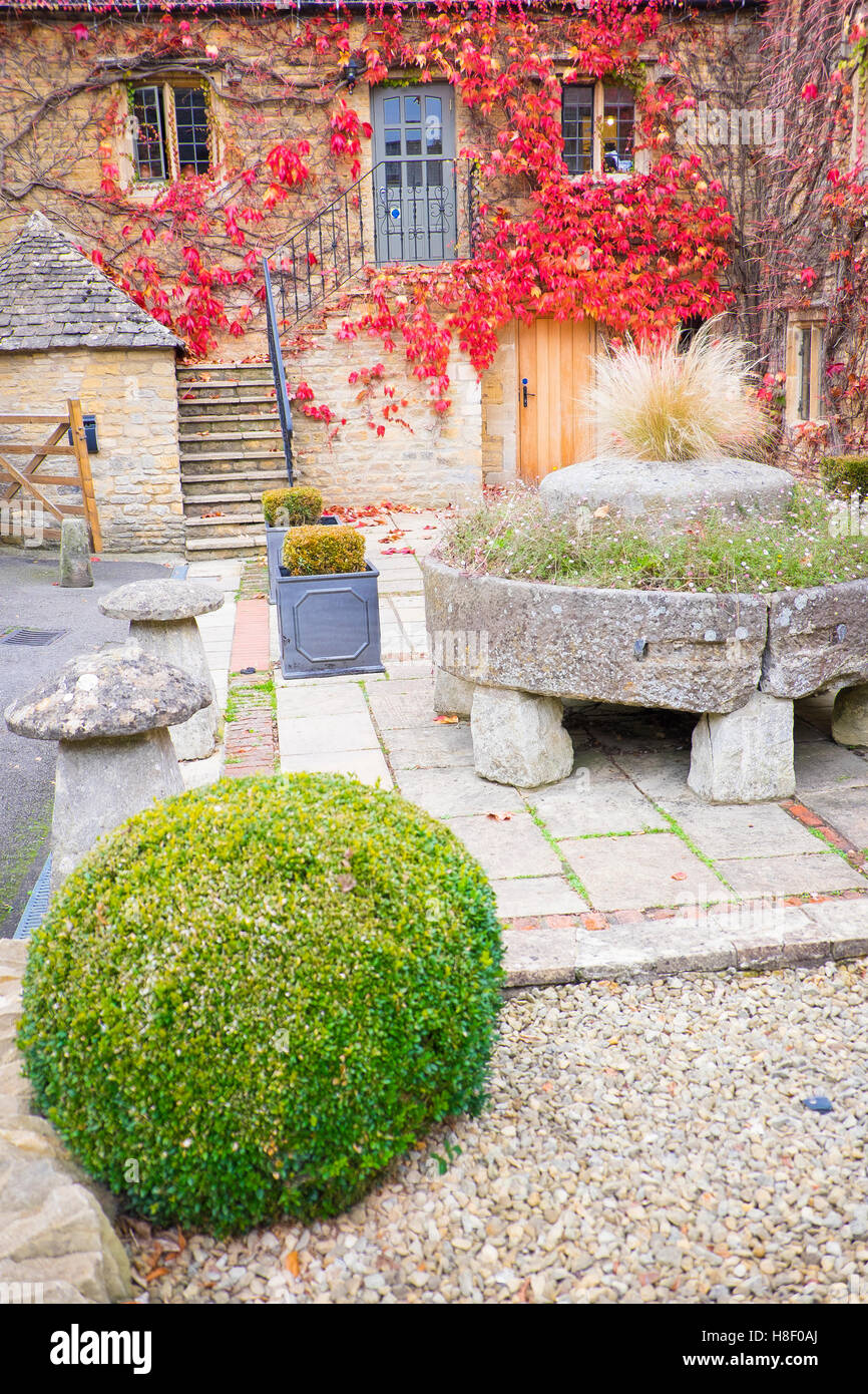 outstanding beauty of the cotswold,england during the autumn Stock ...