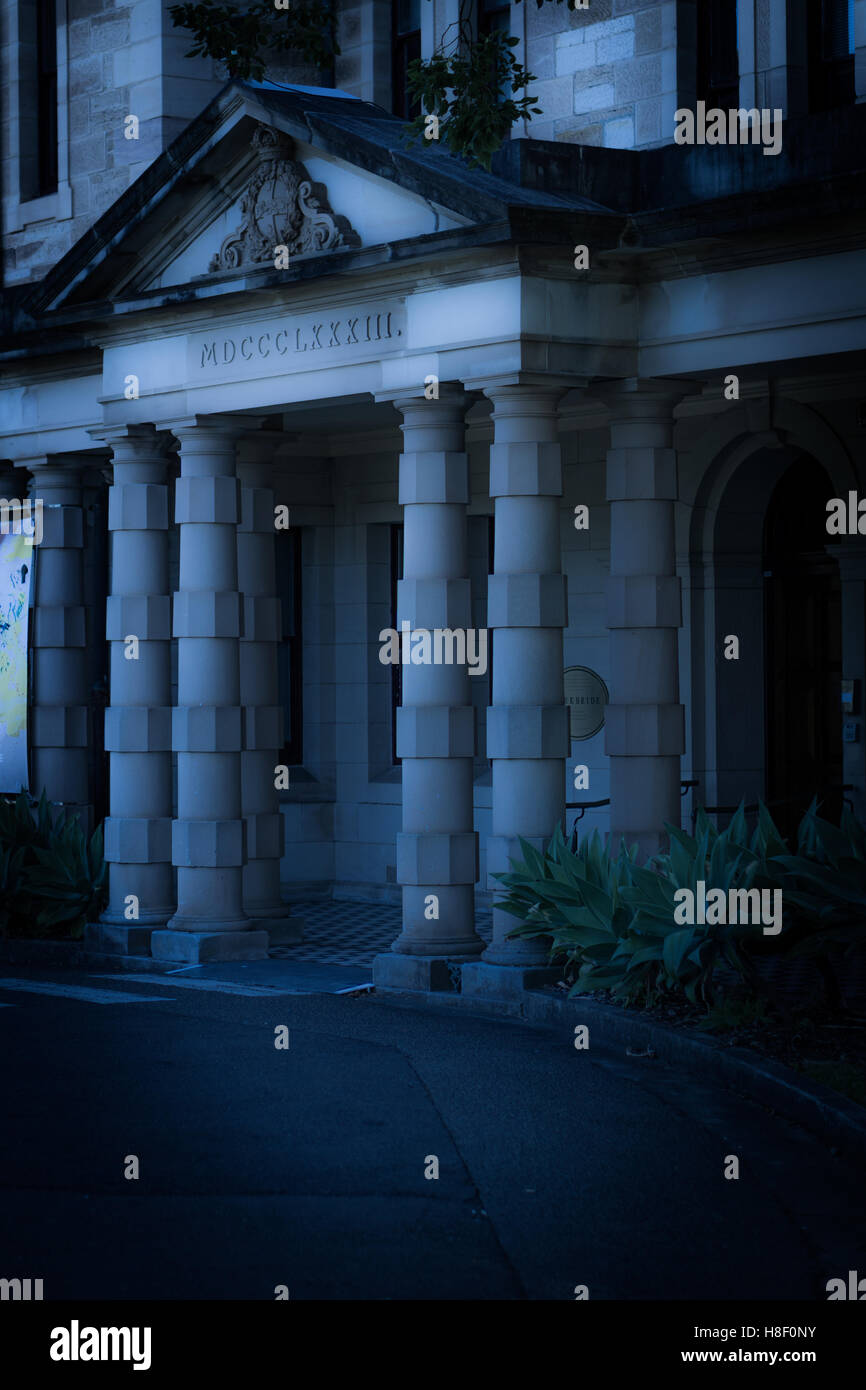 A Classical stone portico Stock Photo - Alamy