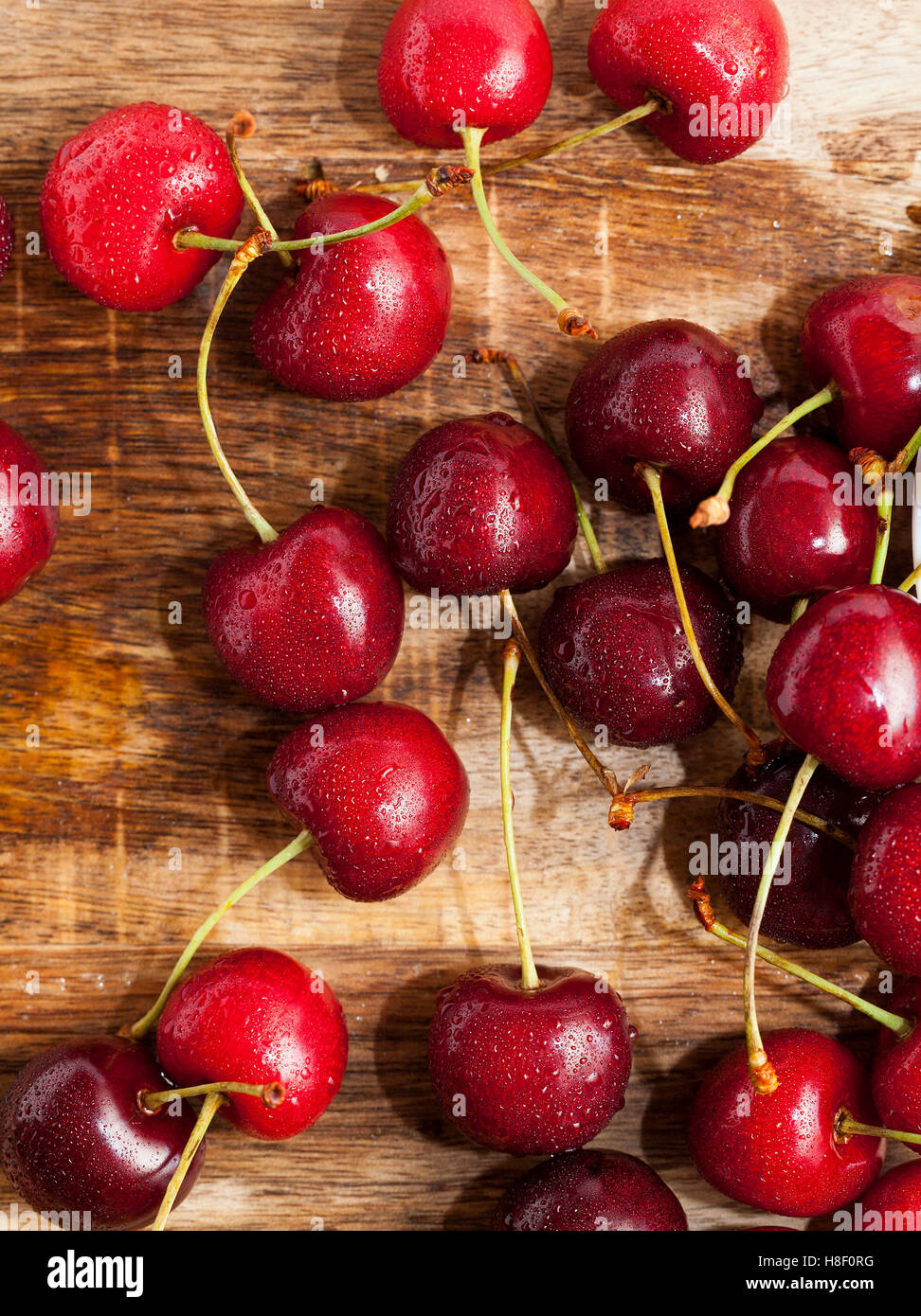 red ripe cherry Stock Photo - Alamy