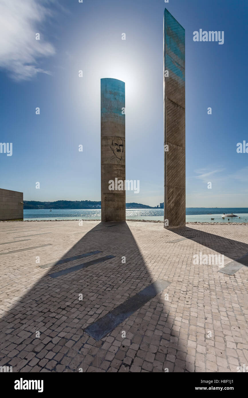 Futuristic architecture detail in the Champalimaud Foundation, Center ...