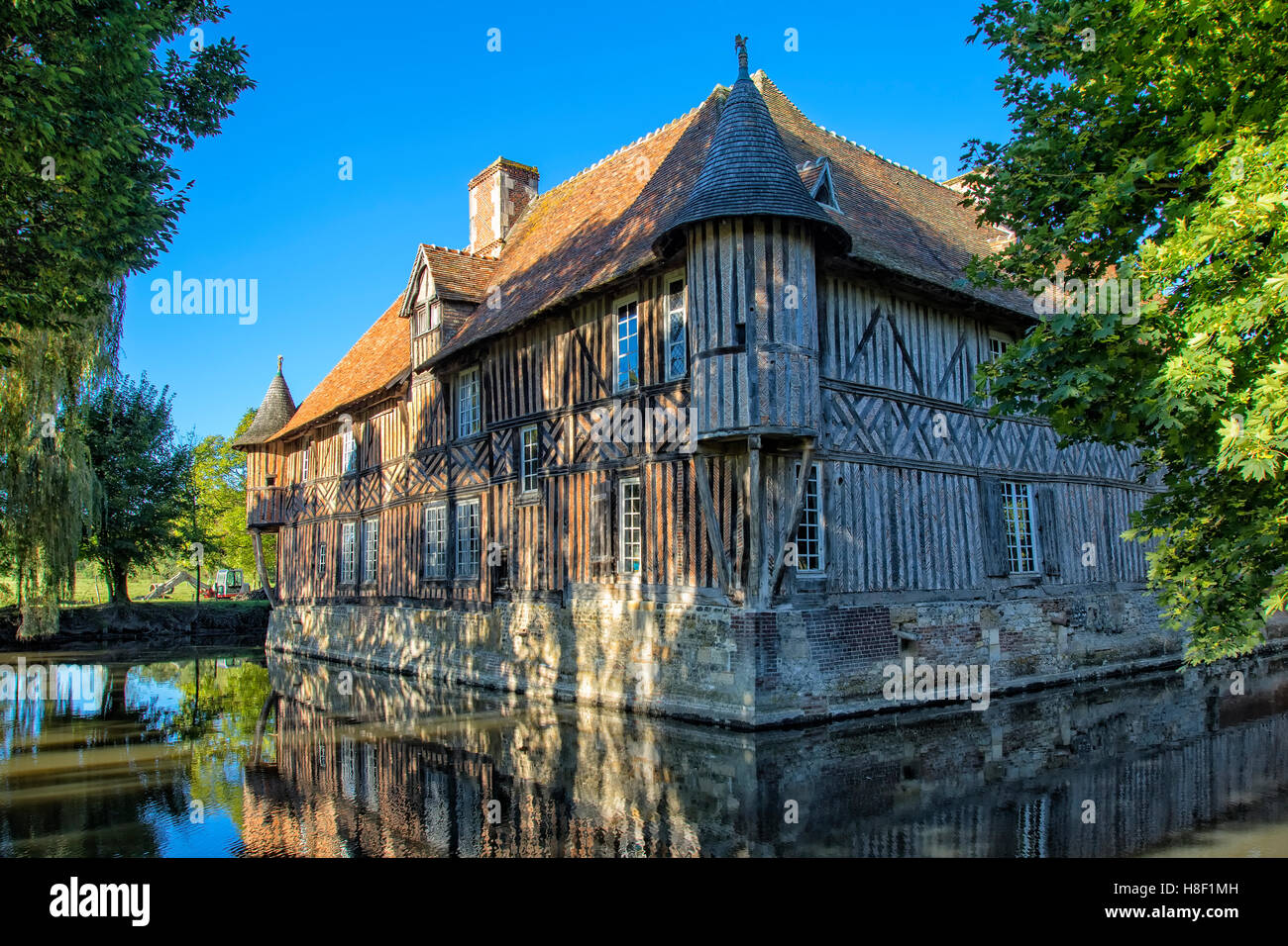 The manoir of Coupesarte, Normandy, France Stock Photo - Alamy
