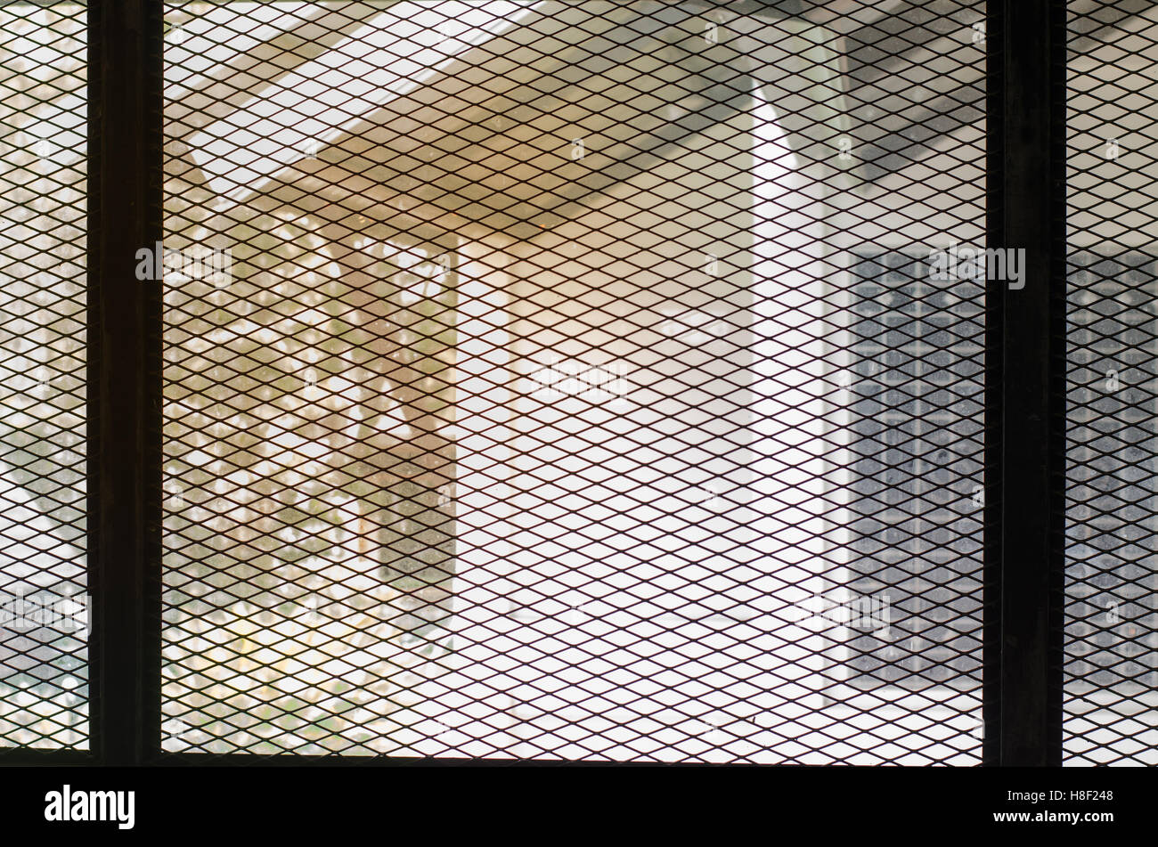window gray metal background Stock Photo - Alamy
