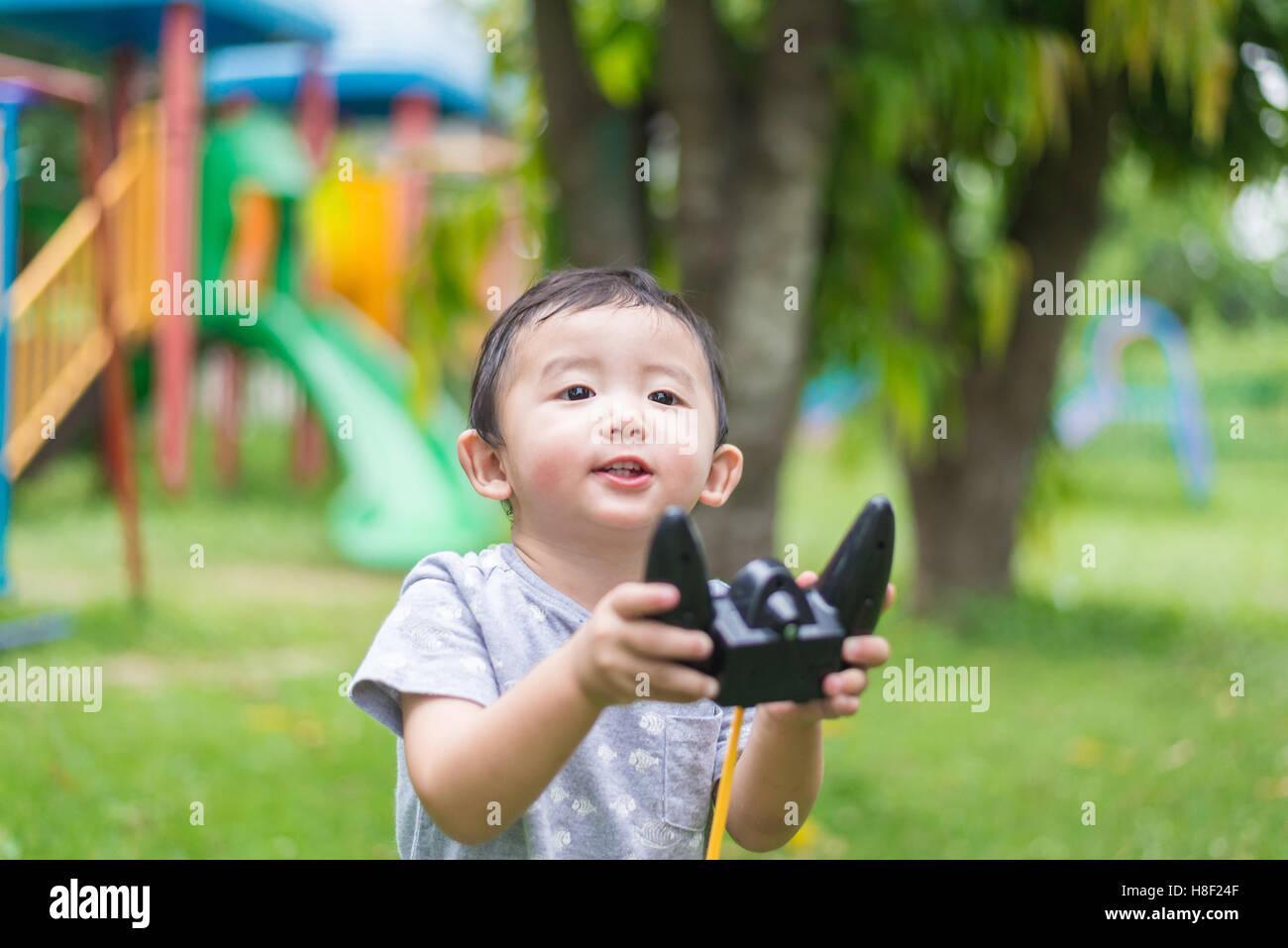 Controlling a model plane hi-res stock photography and images - Alamy