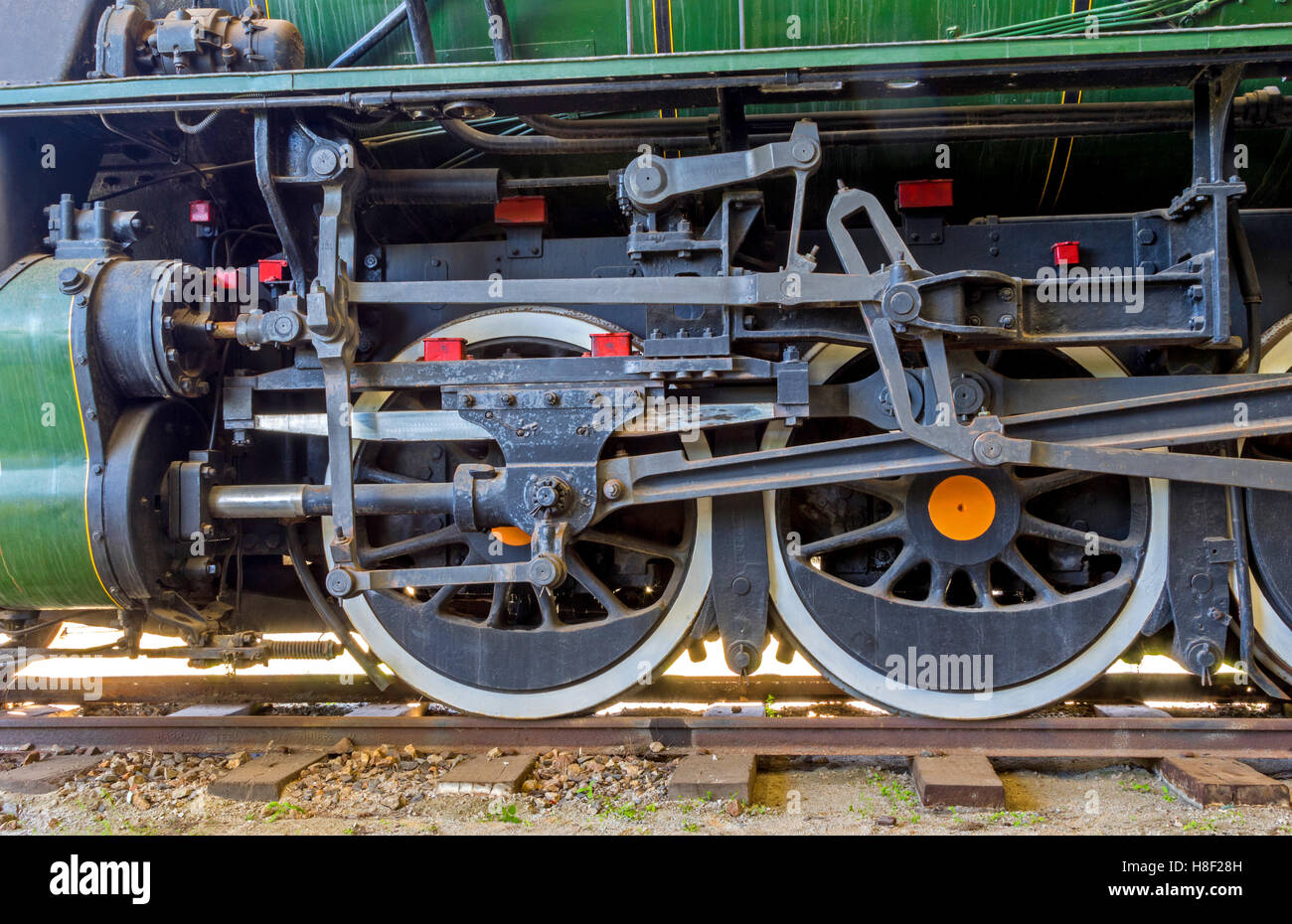 Rail wheels and axle hi-res stock photography and images - Alamy