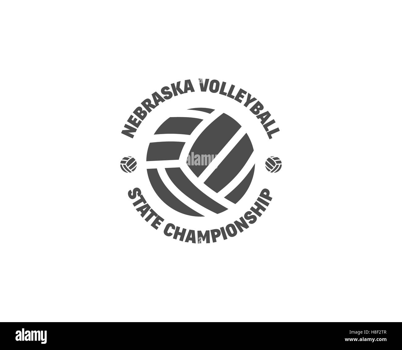 Volleyball label, badge, logo and icon. Sports insignia. Best for ...