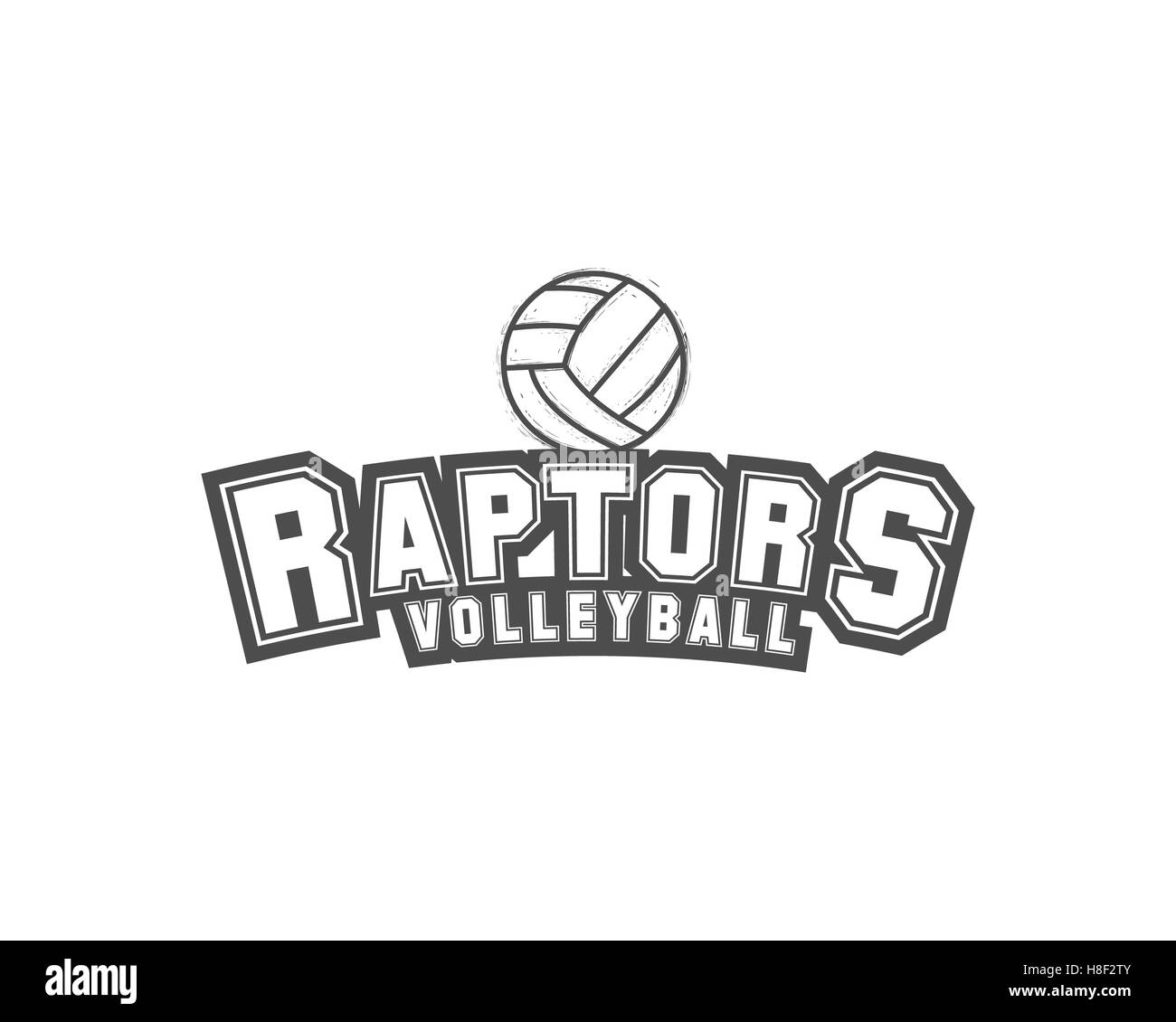 Volleyball label, badge, logo and icon. Sports insignia. Best for ...