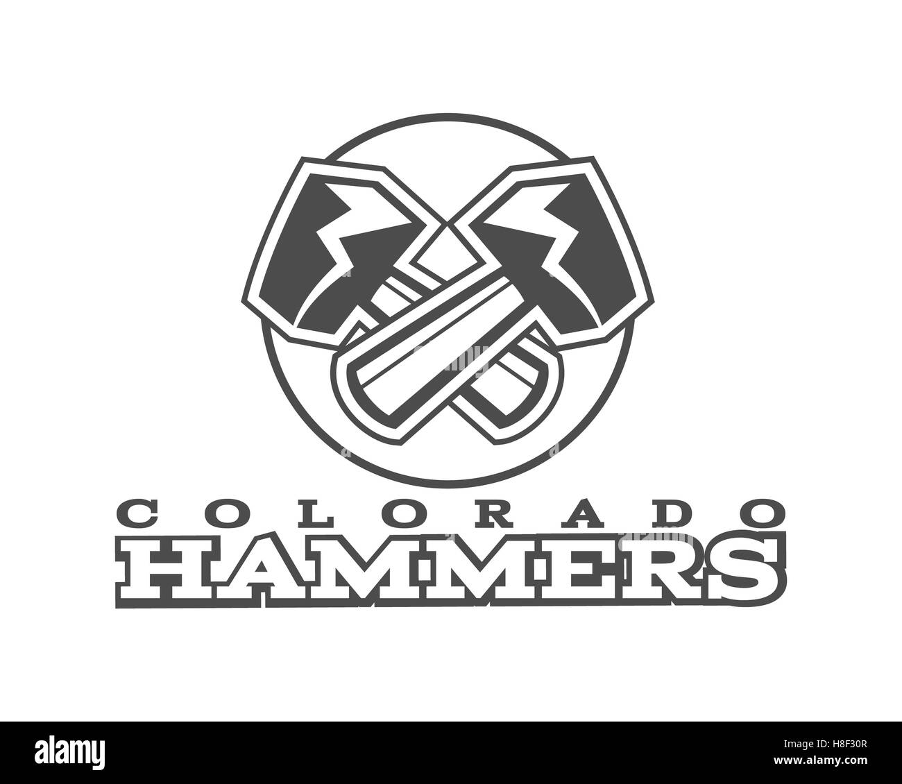 Hammer logo hi-res stock photography and images - Alamy