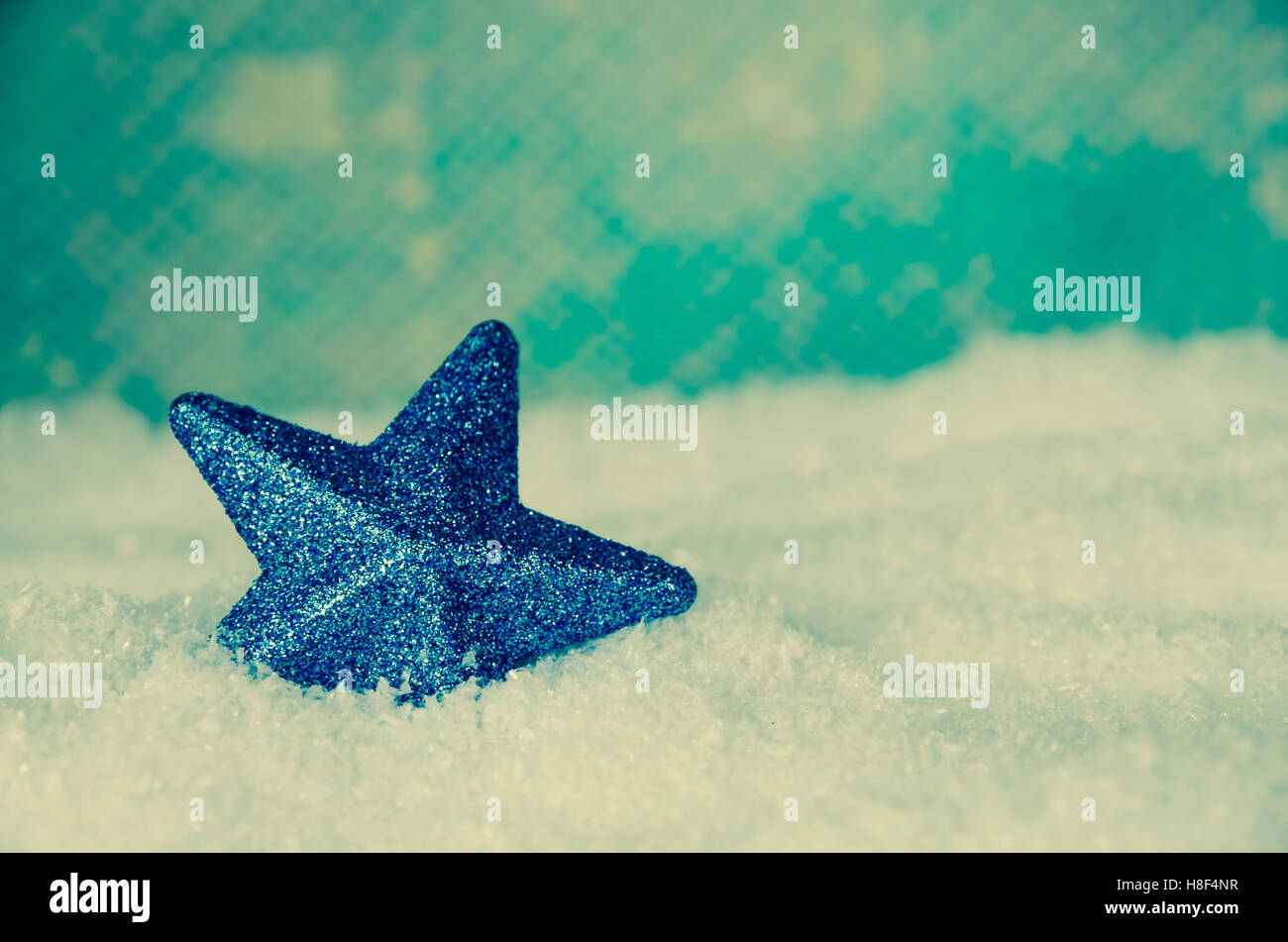 Shining blue star hi-res stock photography and images - Alamy